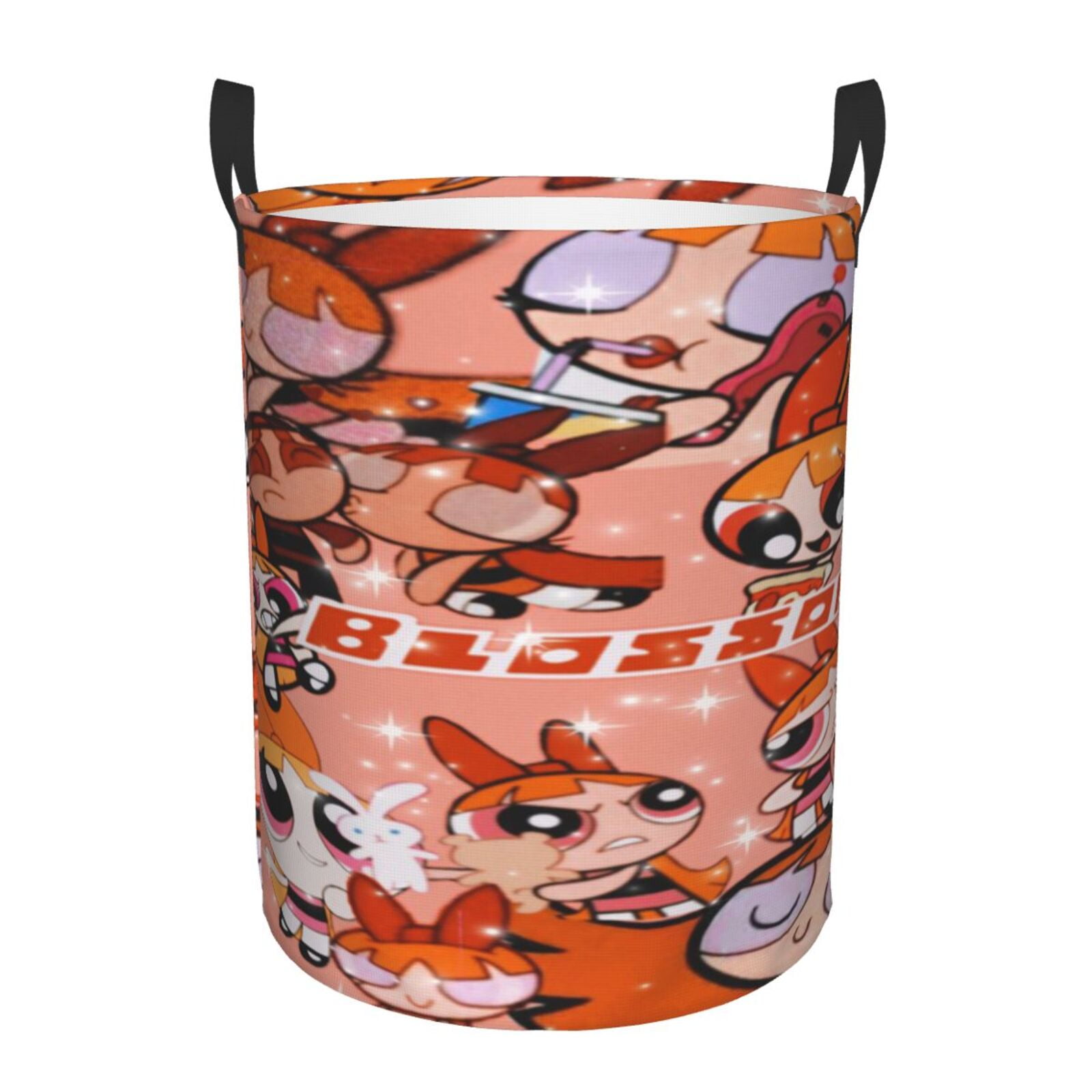 Powerpuff Girls Collapsible Laundry Basket Cartoon Laundry Hamper with ...
