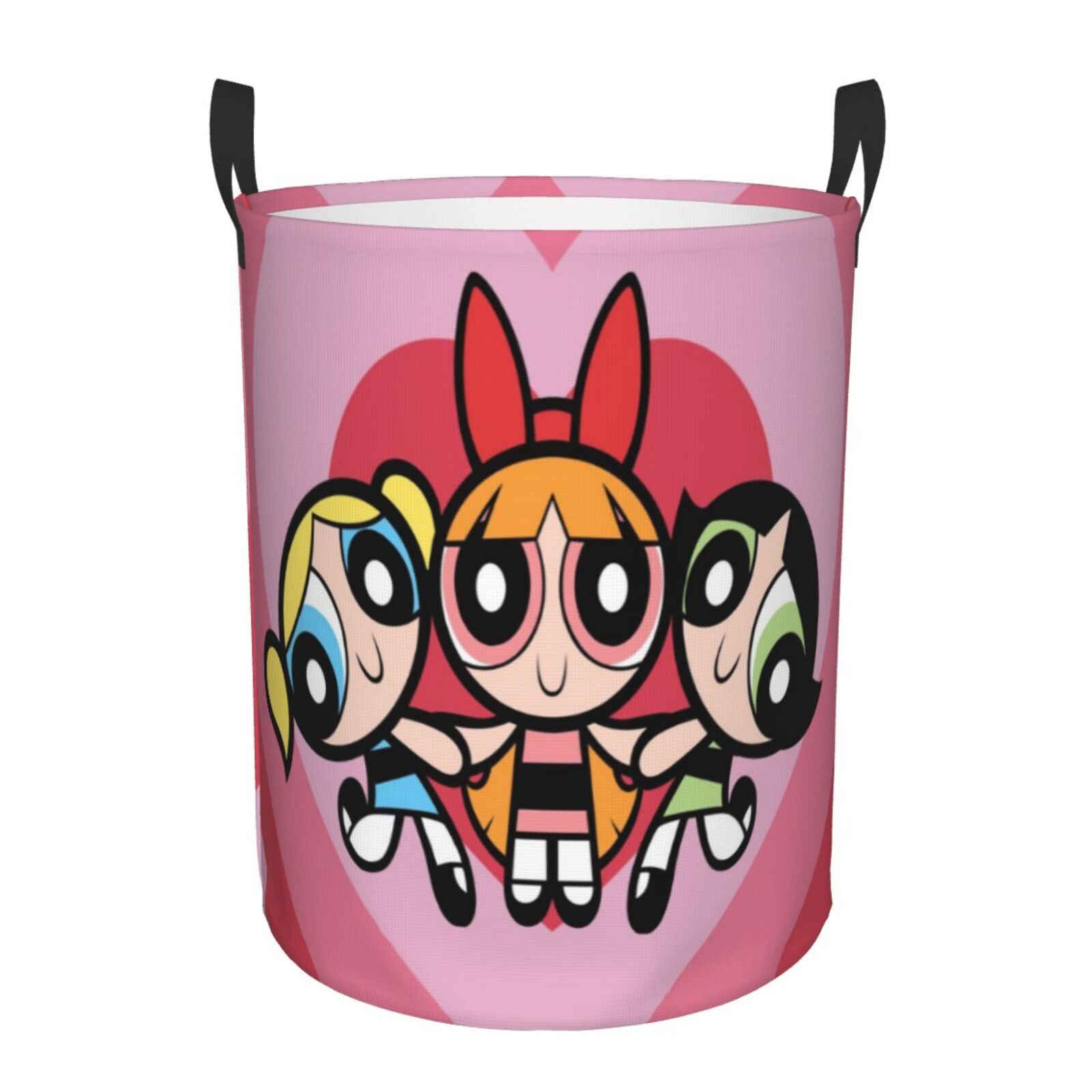 Powerpuff Girls Collapsible Laundry Basket Cartoon Laundry Hamper with ...