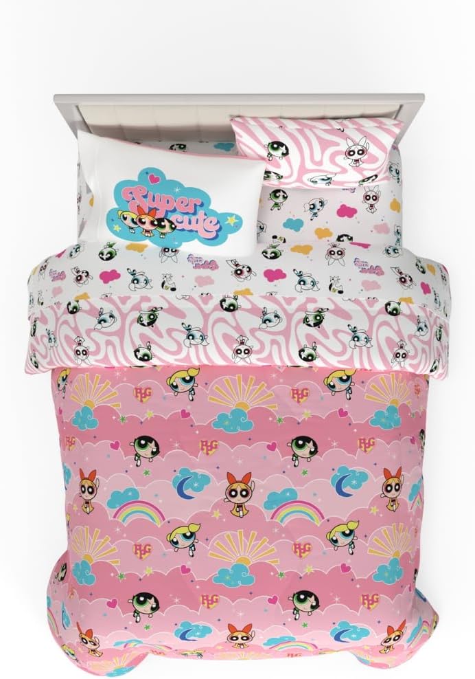 Powerpuff Girls Collectibles Bedding 7 Piece Super Soft Comforter and ...