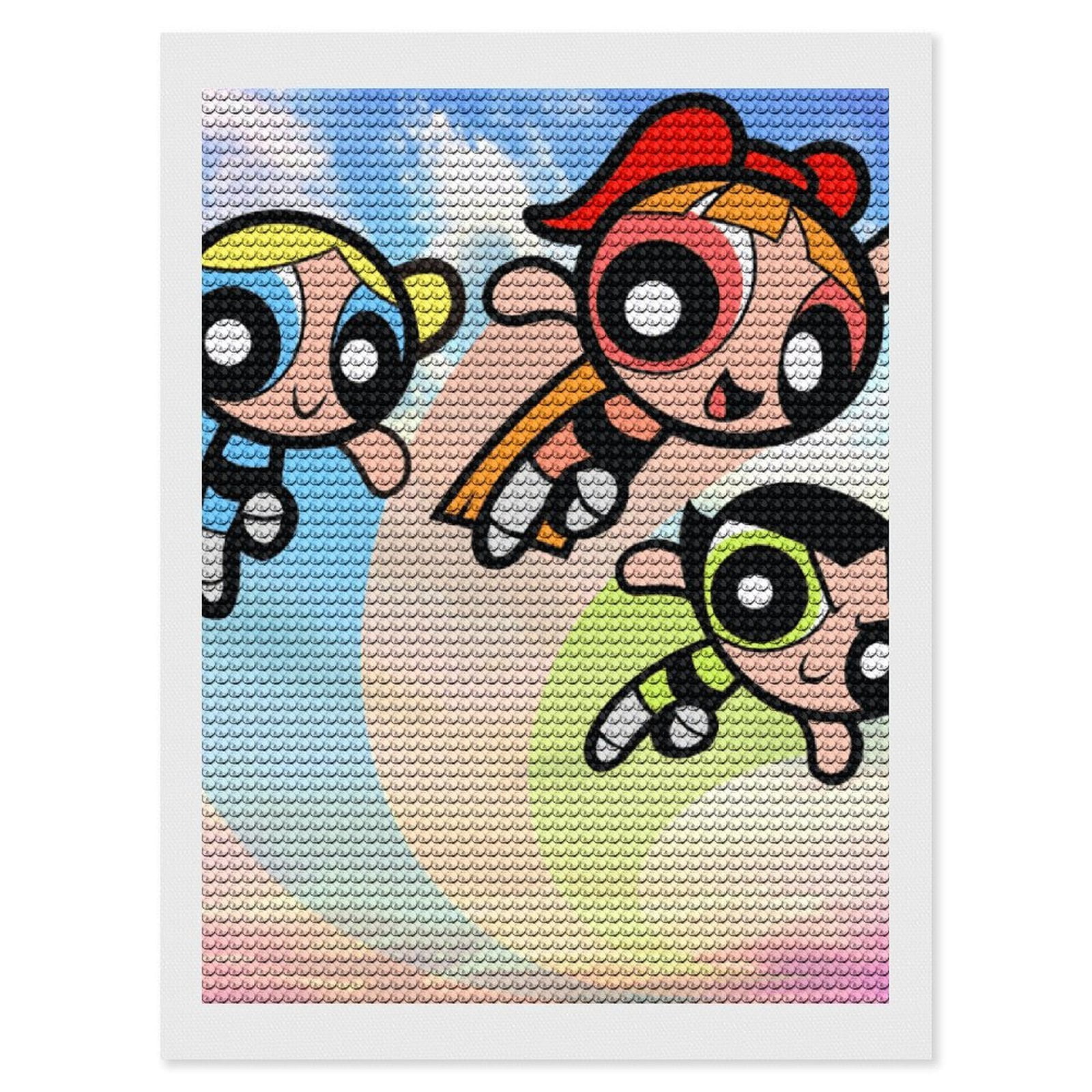 The Powerpuff Girls Diamond Art Kits for Adults 5D Diamond Art , DIY ...
