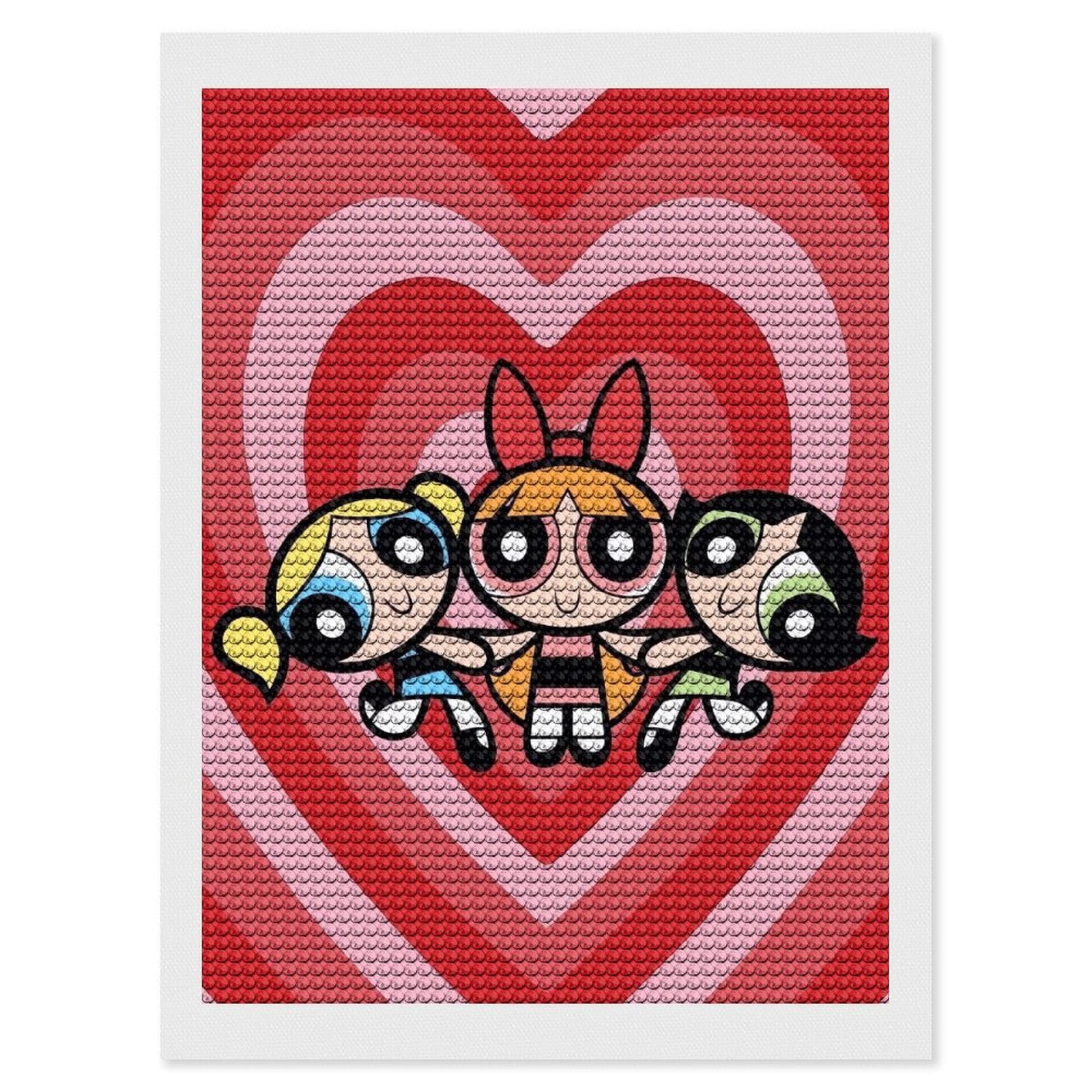 The Powerpuff Girls Diamond Art Kits for Adults 5D Diamond Art , DIY ...