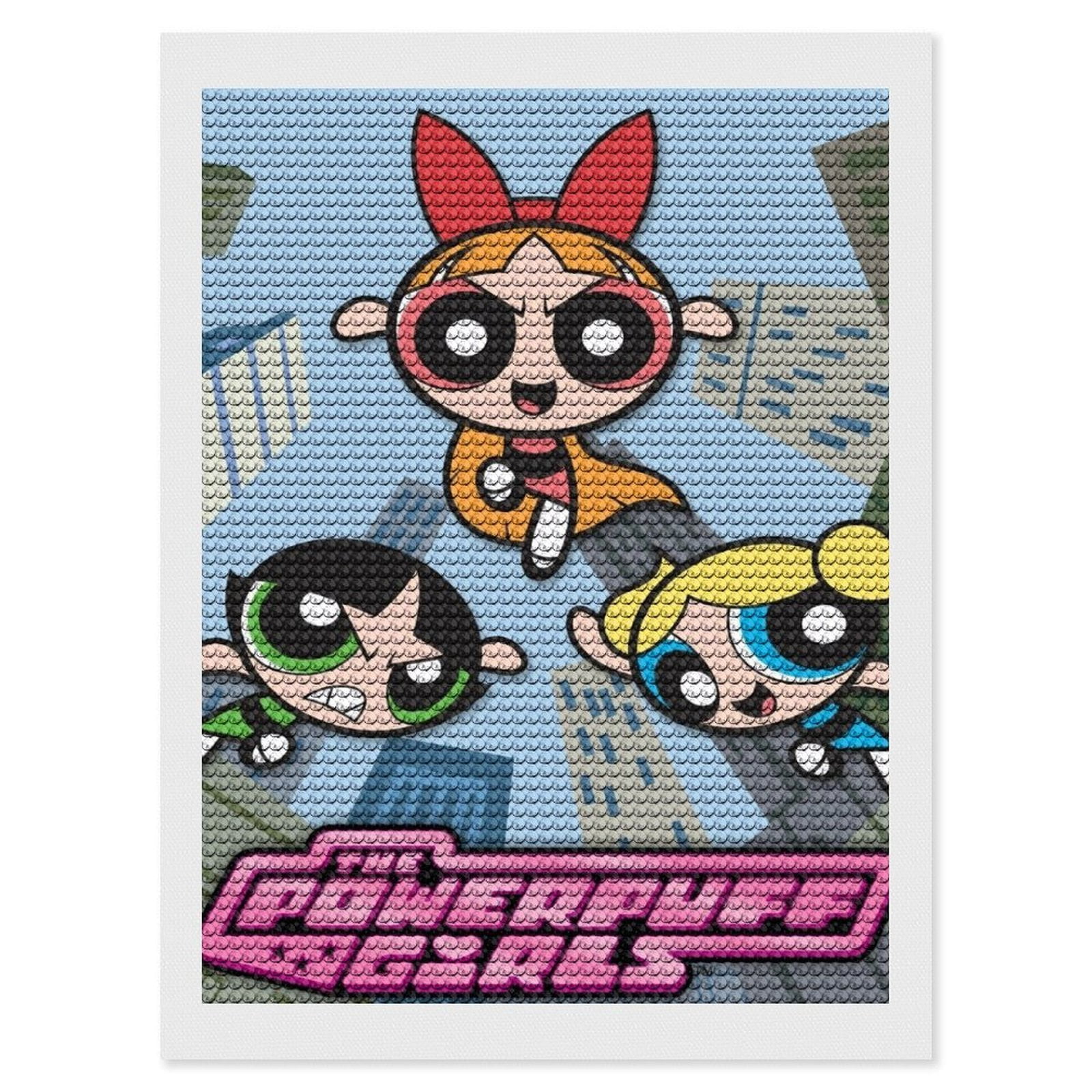 The Powerpuff Girls Diamond Art Kits for Adults 5D Diamond Art , DIY ...