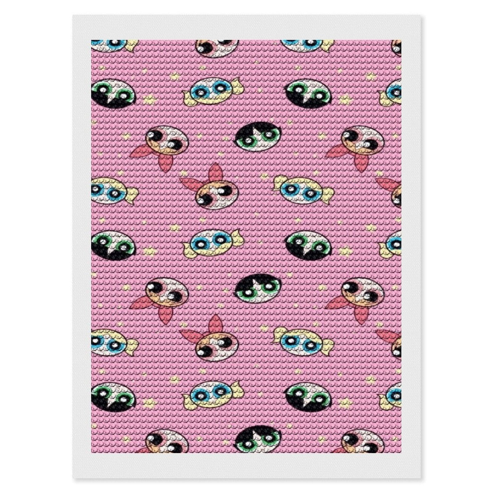 Powerpuff Girls Diamond Art Kits for Adults Cartoon 5D DIY Diamond Art ...