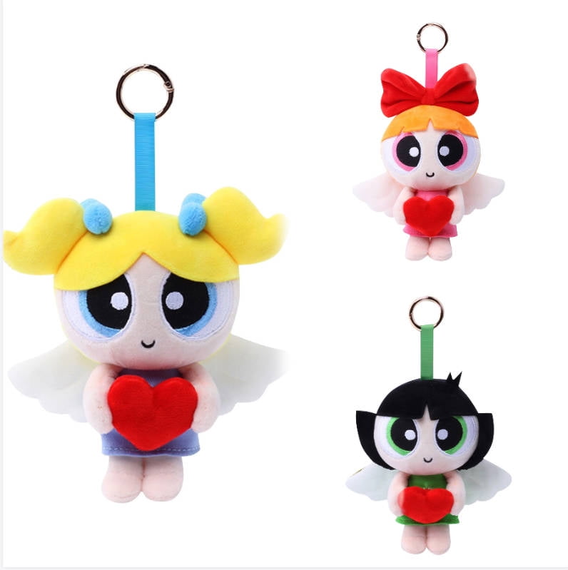 The Powerpuff Girls Figure Plush Toy 2025 Stuffed Doll Key Chain ...