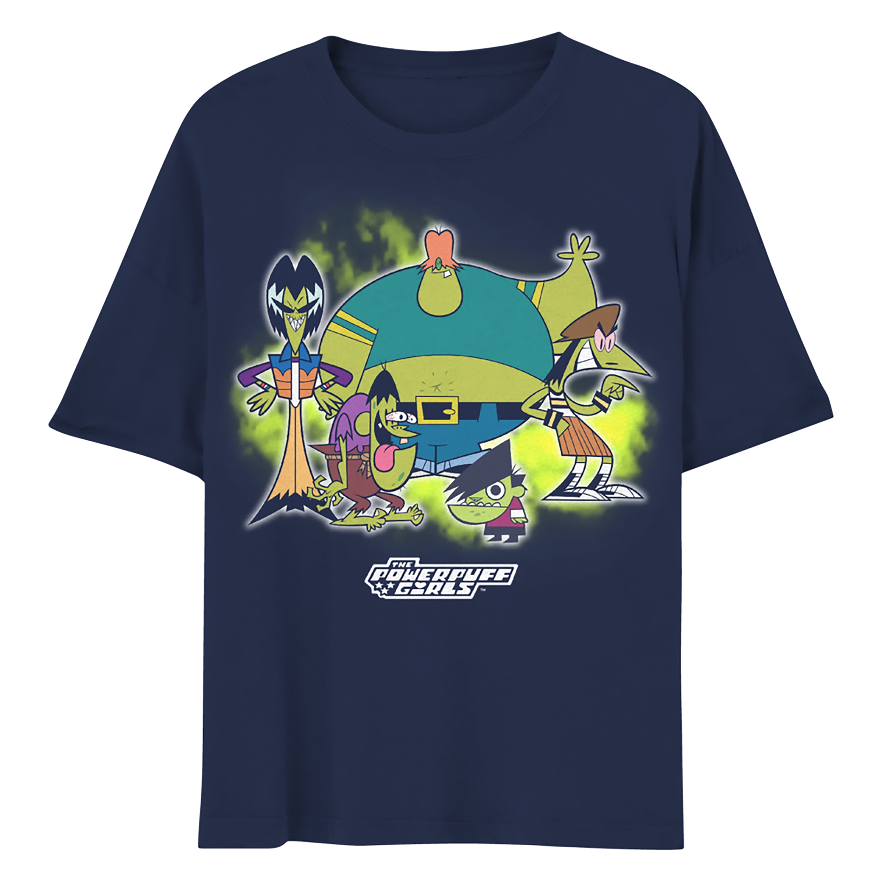 Powerpuff Girls Gangreen Gang Mens and Womens Short Sleeve T-Shirt (J ...
