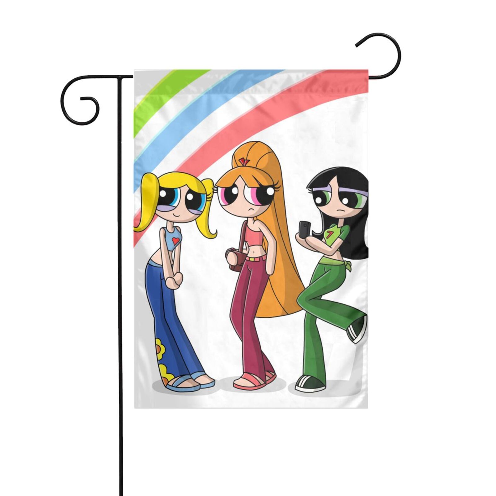 Powerpuff Girls Garden Flags for Outside Graphic Garden Flag 12 x 18 ...