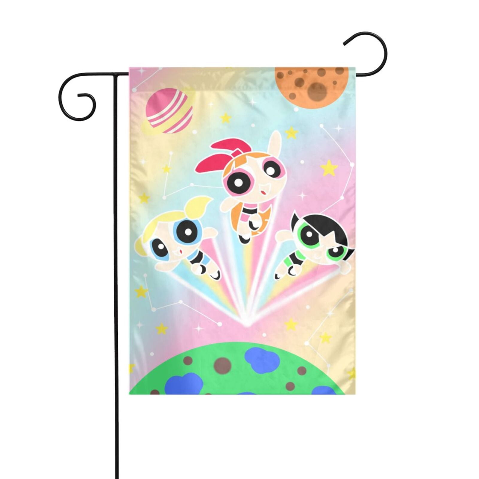 Powerpuff Girls Garden Flags for Outside Graphic Garden Flag 12 x 18 ...