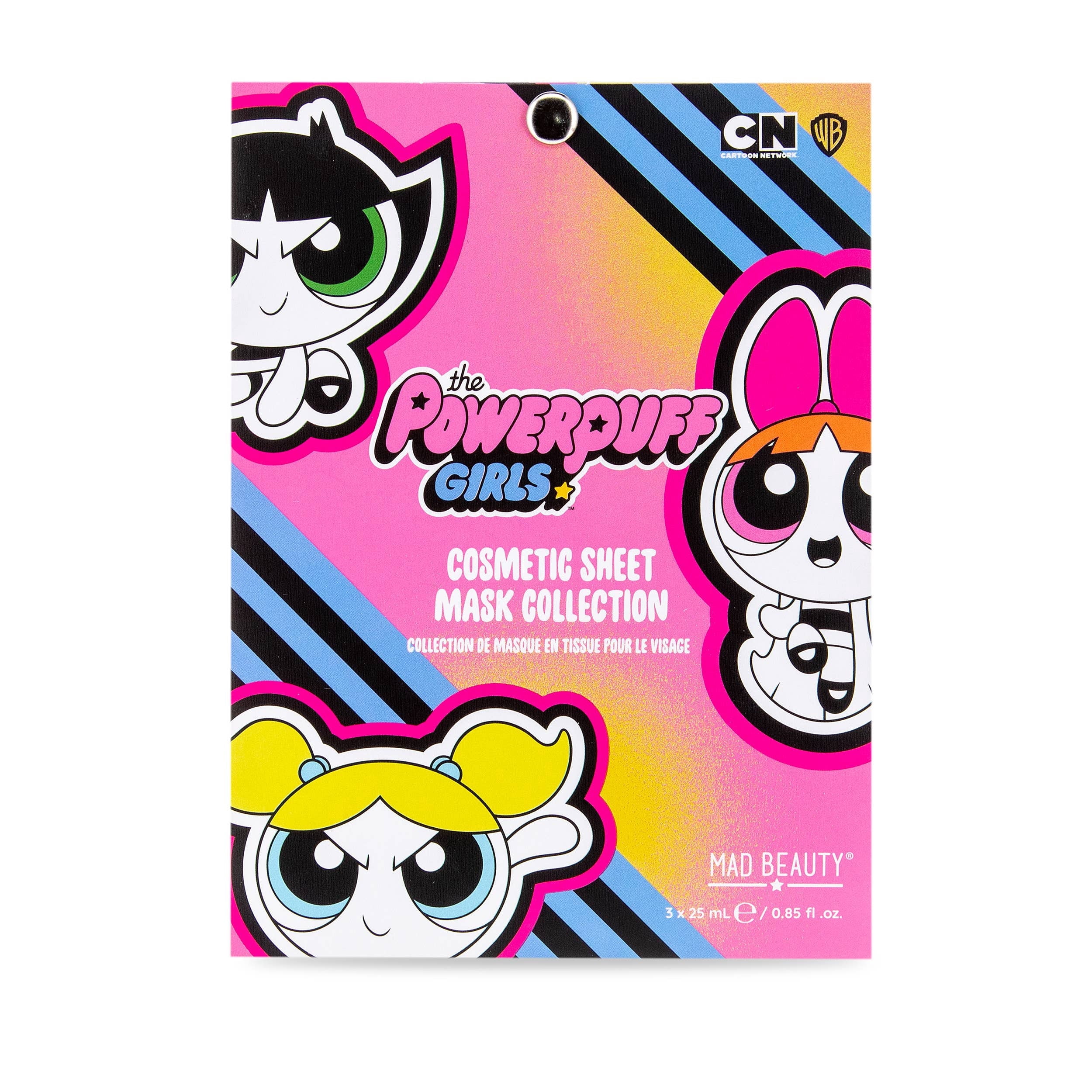 Mad Beauty Powerpuff Girls Girls Face Mask 3pc Set, Raspberry ...