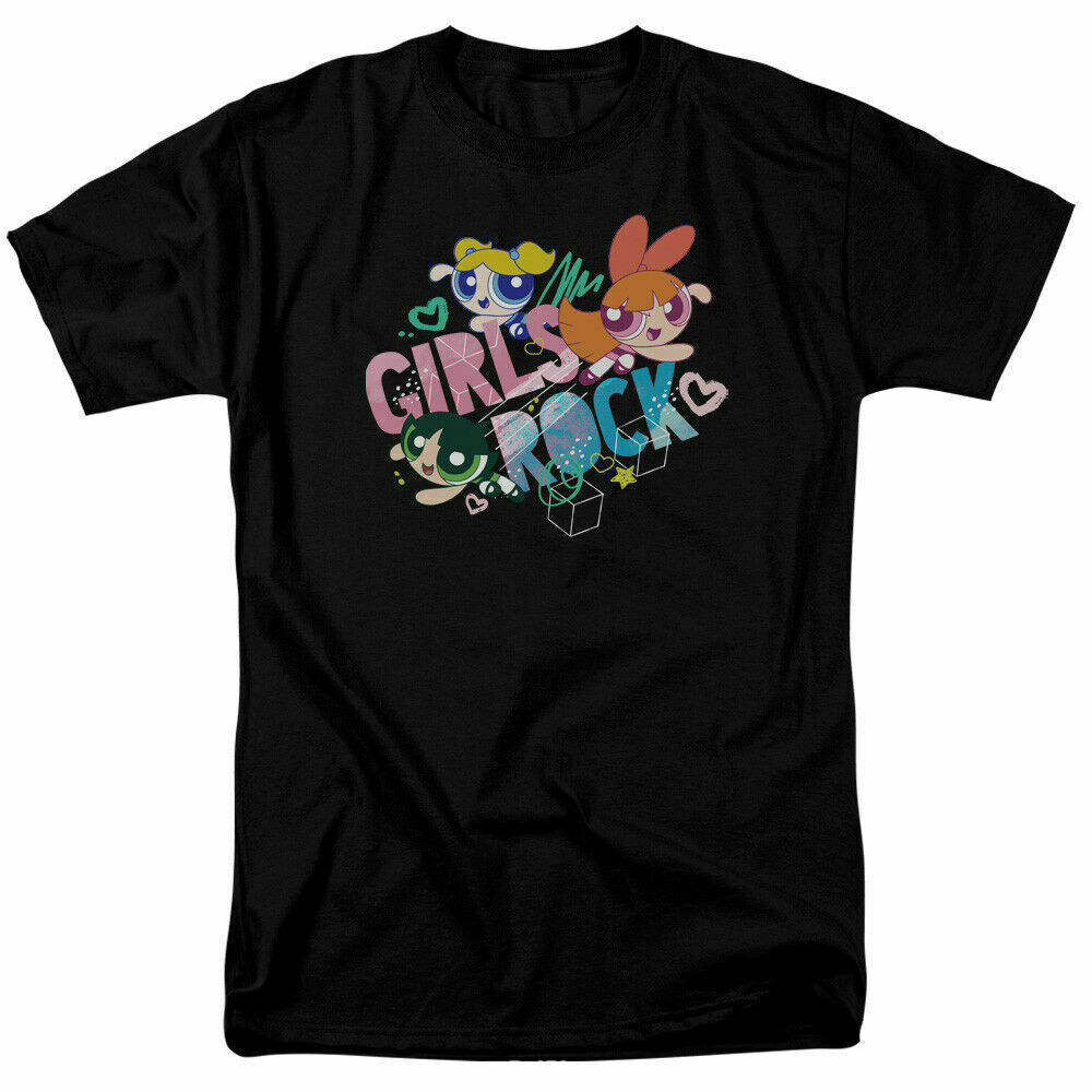 Powerpuff Girls Girls Rock T Shirt Mens Licensed Cartoon Merchandise ...