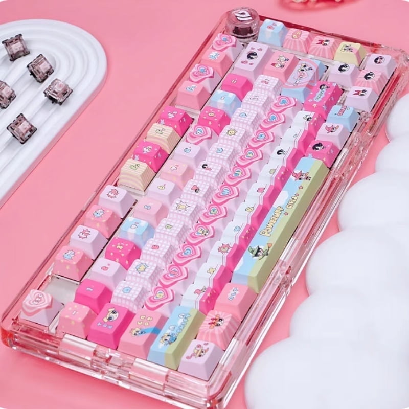 Unbranded Mechanical Keyboard Keycaps Set, Cute Childhood Themed, Red ...