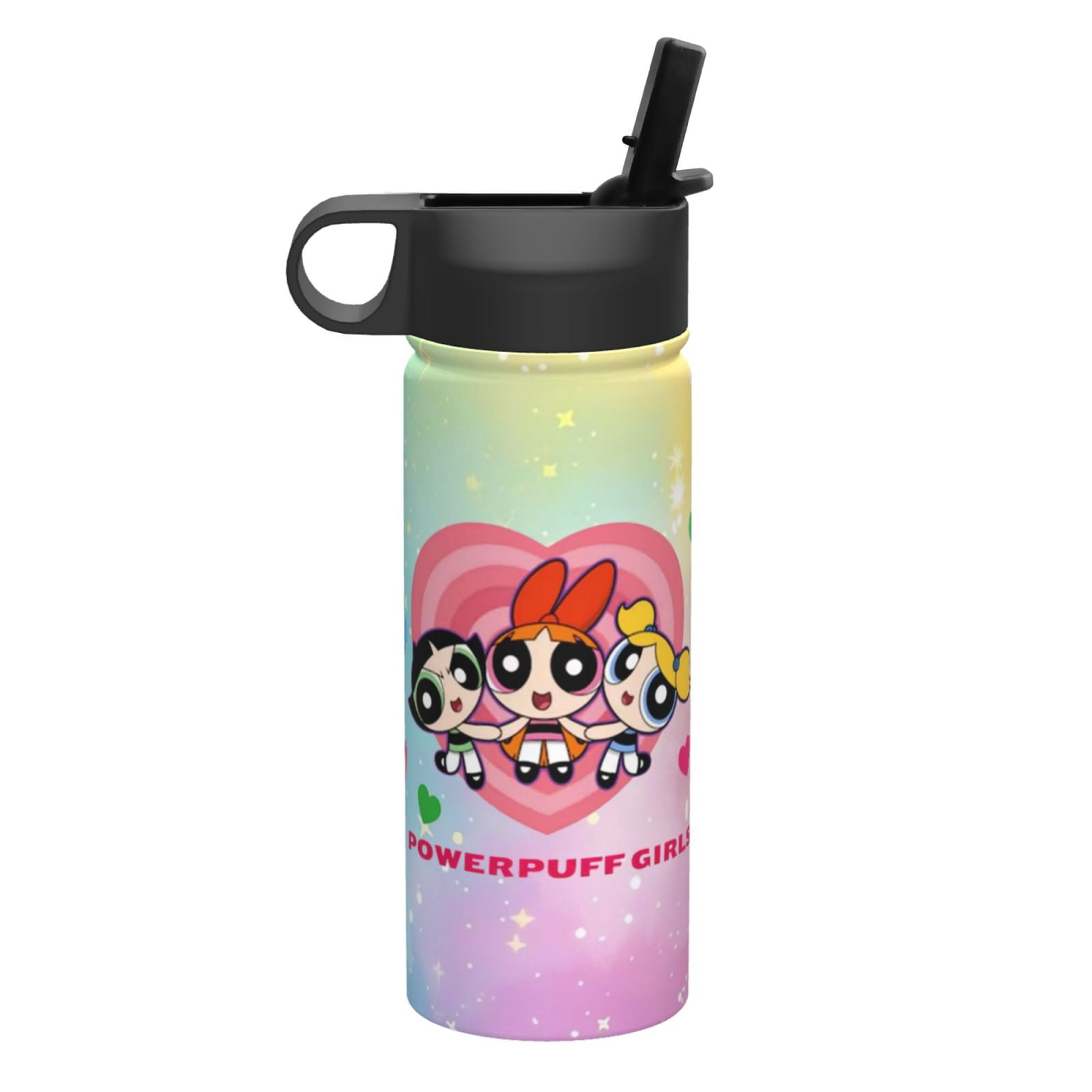 The Powerpuff Girls Kids Insulated Water Bottle With Straw - 18 Oz ...
