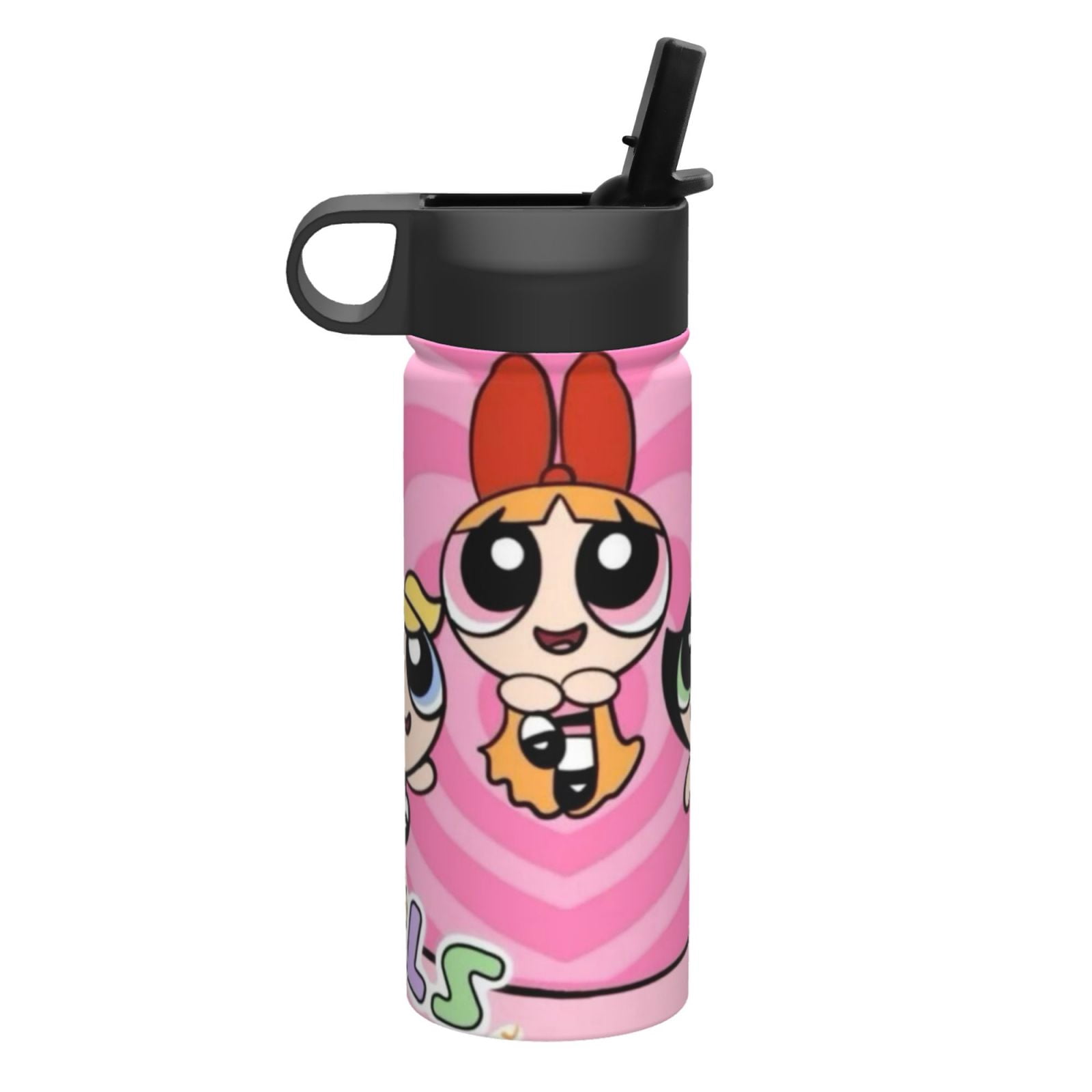 The Powerpuff Girls Kids Insulated Water Bottle With Straw - 18 Oz ...
