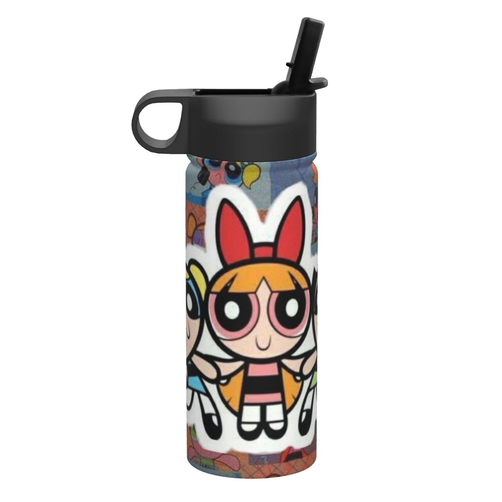 The Powerpuff Girls Kids Insulated Water Bottle With Straw - 18 Oz ...
