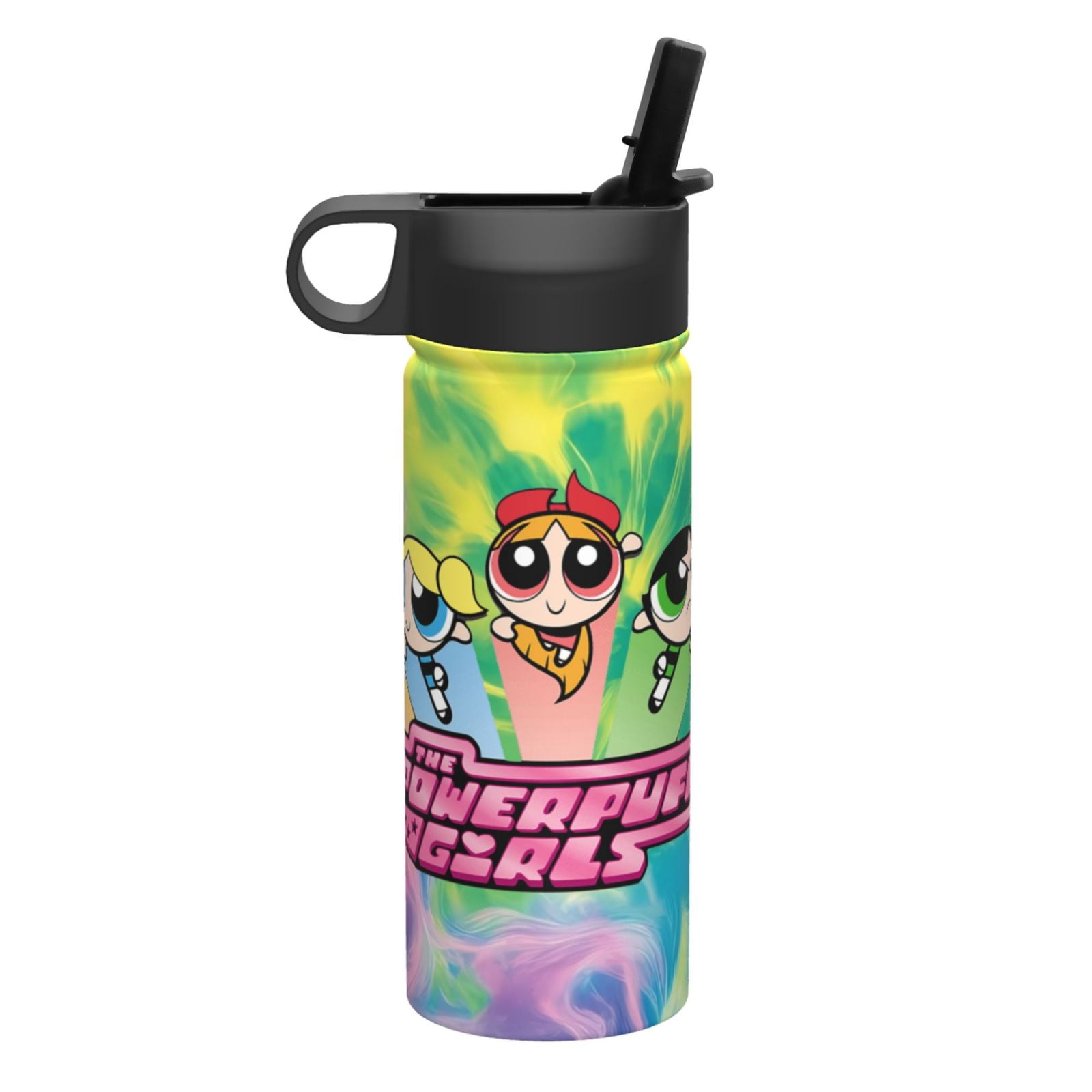 The Powerpuff Girls Kids Insulated Water Bottle With Straw - 18 Oz ...