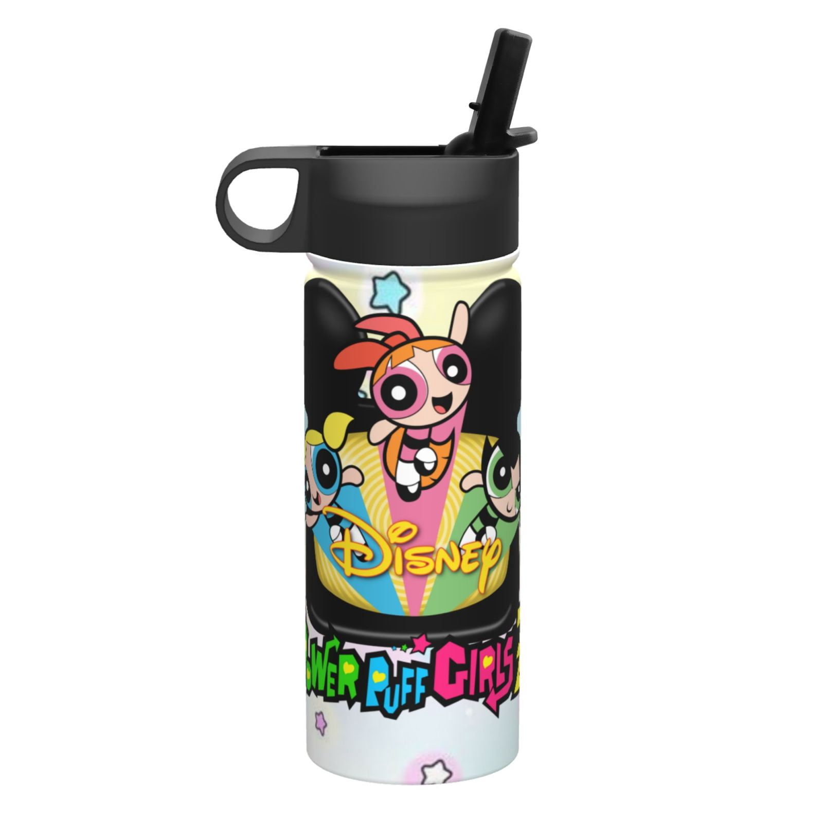 The Powerpuff Girls Kids Insulated Water Bottle With Straw - 18 Oz ...