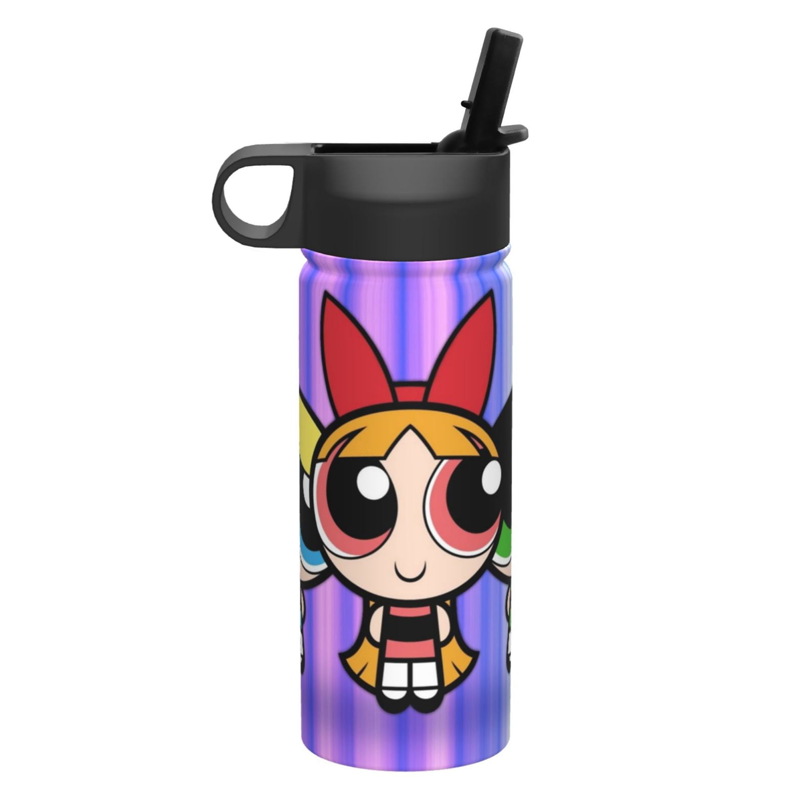 The Powerpuff Girls Kids Insulated Water Bottle With Straw - 18 Oz ...