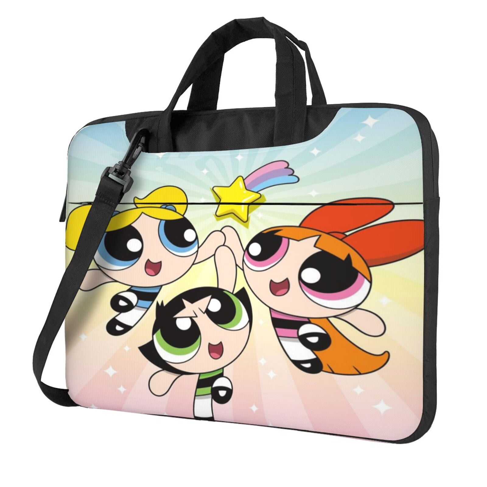 Powerpuff Girls Laptop Shoulder Bag Cartoon Laptop Case Computer Bag ...