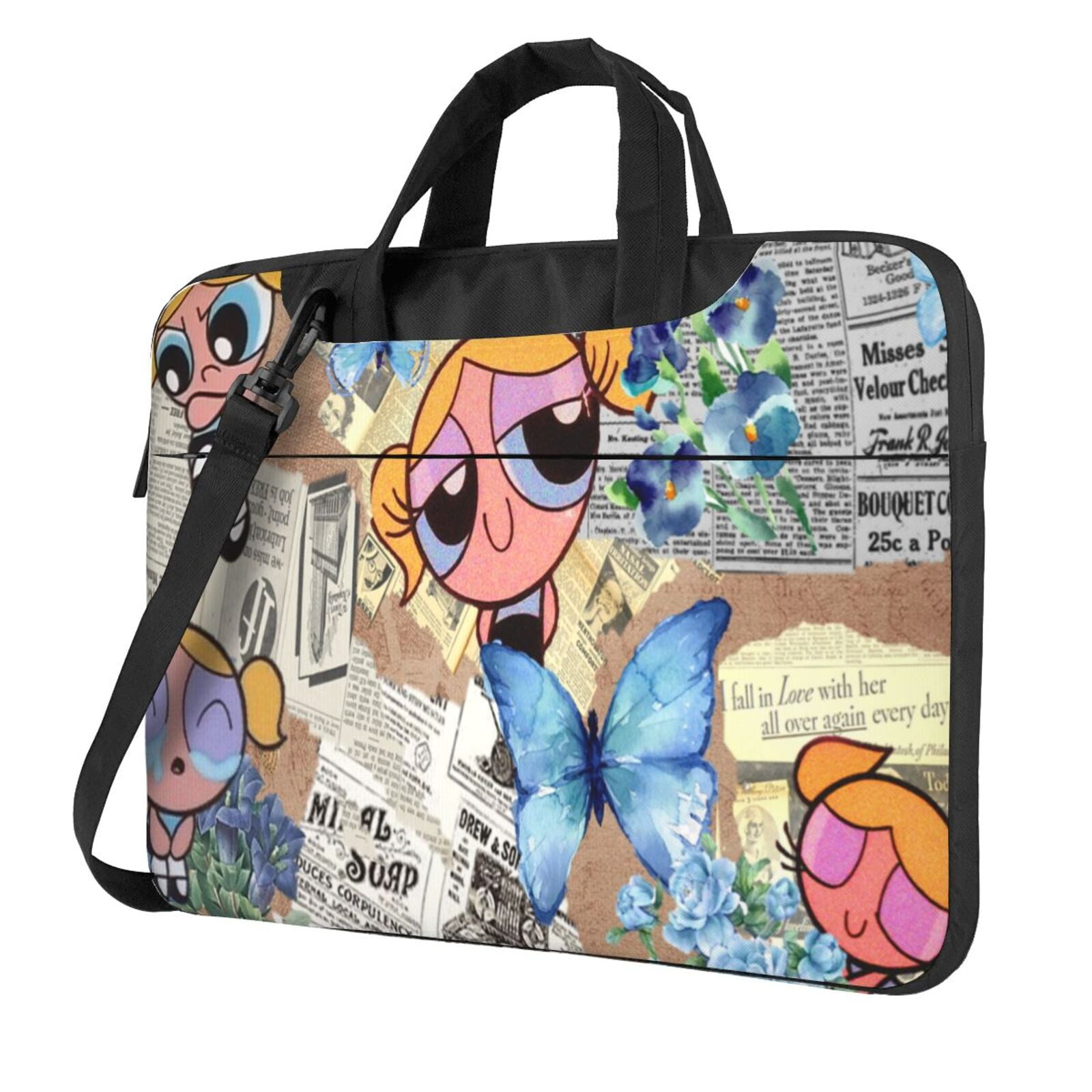 Powerpuff Girls Laptop Shoulder Bag Cartoon Laptop Case Computer Bag ...