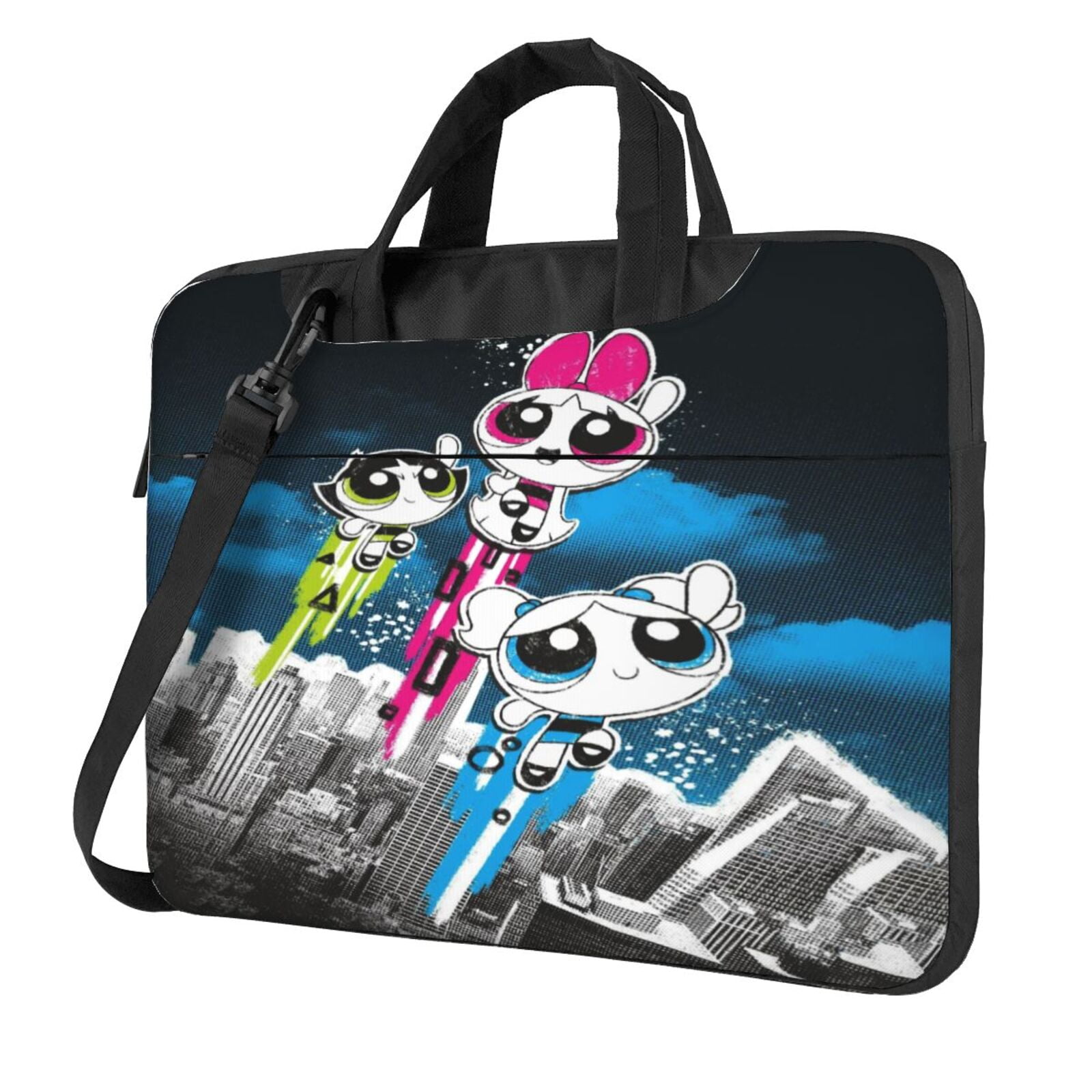 Powerpuff Girls Laptop Shoulder Bag Cartoon Laptop Case Computer Bag ...