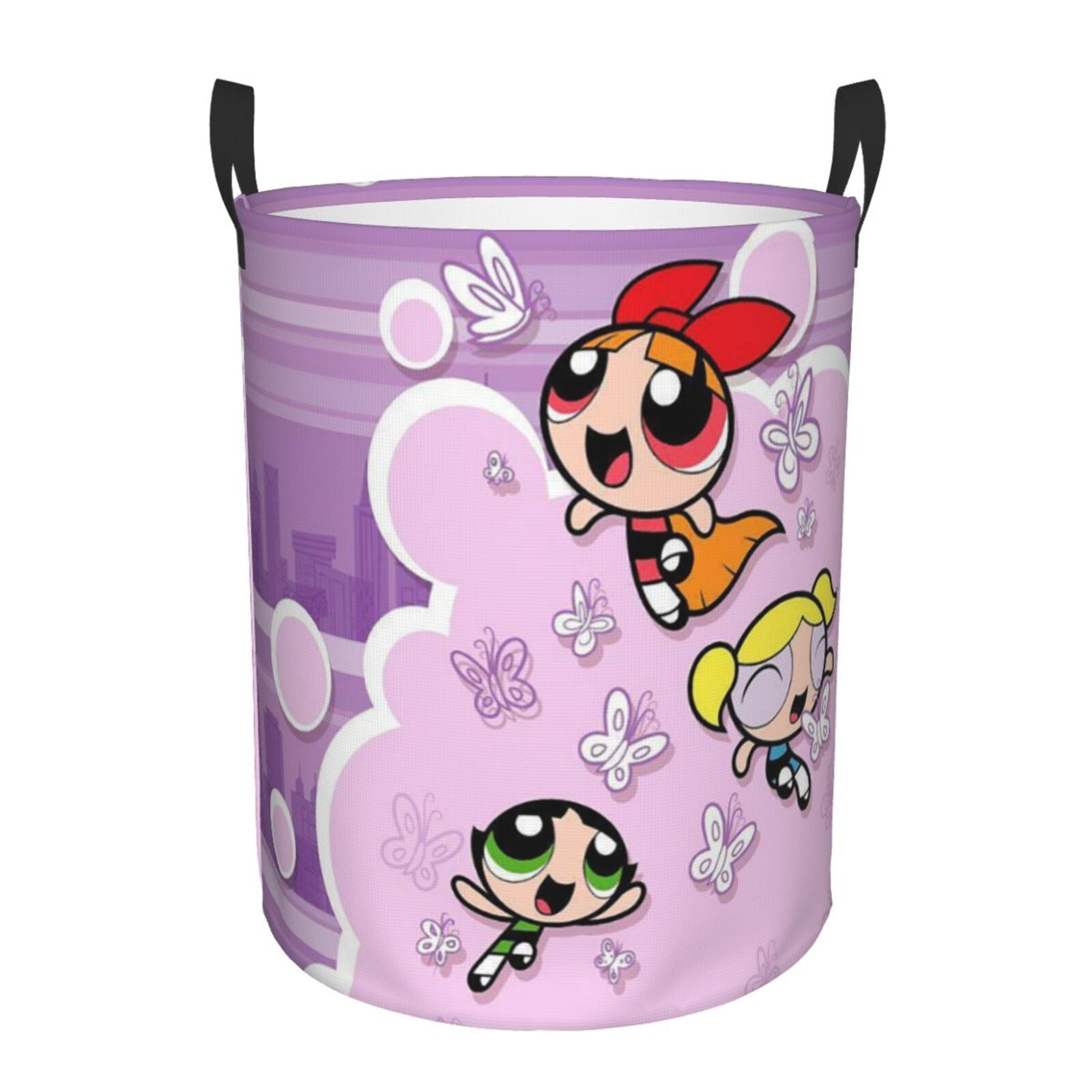 The Powerpuff Girls Large Laundry Hamper, Collapsible Laundry Basket ...