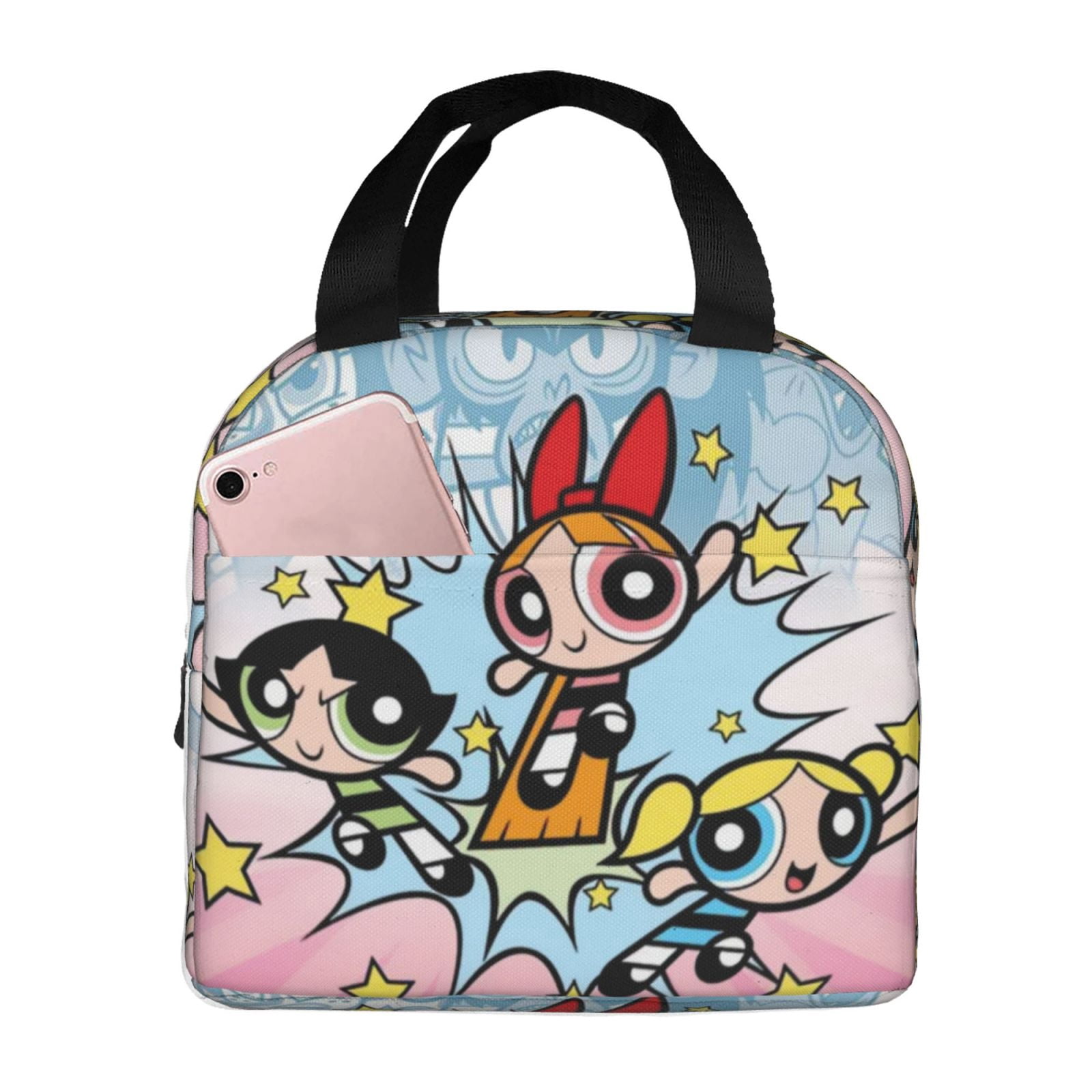 The Powerpuff Gi-rls Lunch Bag Insulated, Lunch Box Bag, Reusable Lunch ...