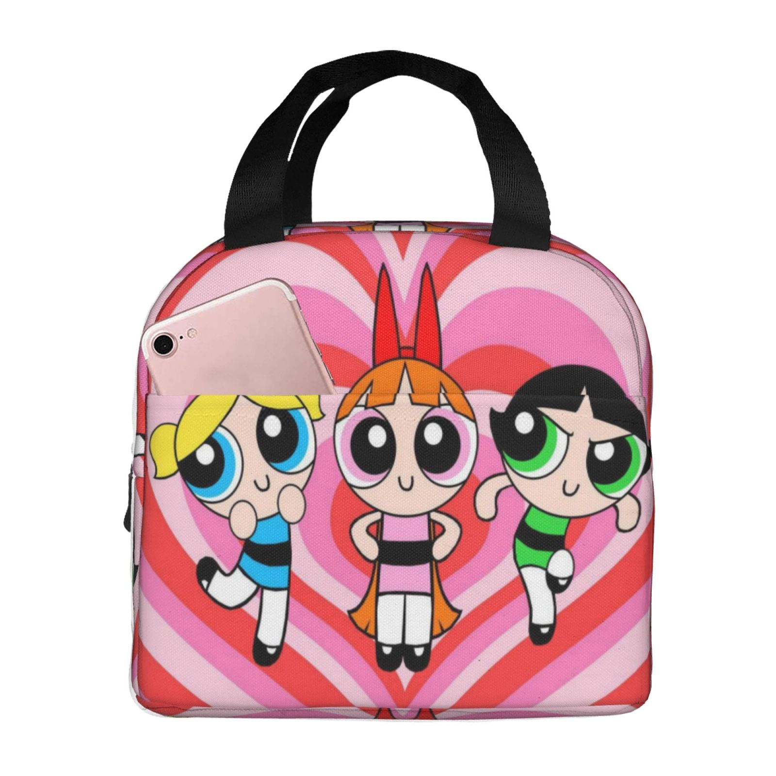 The Powerpuff Gi-rls Lunch Bag Insulated, Lunch Box Bag, Reusable Lunch ...