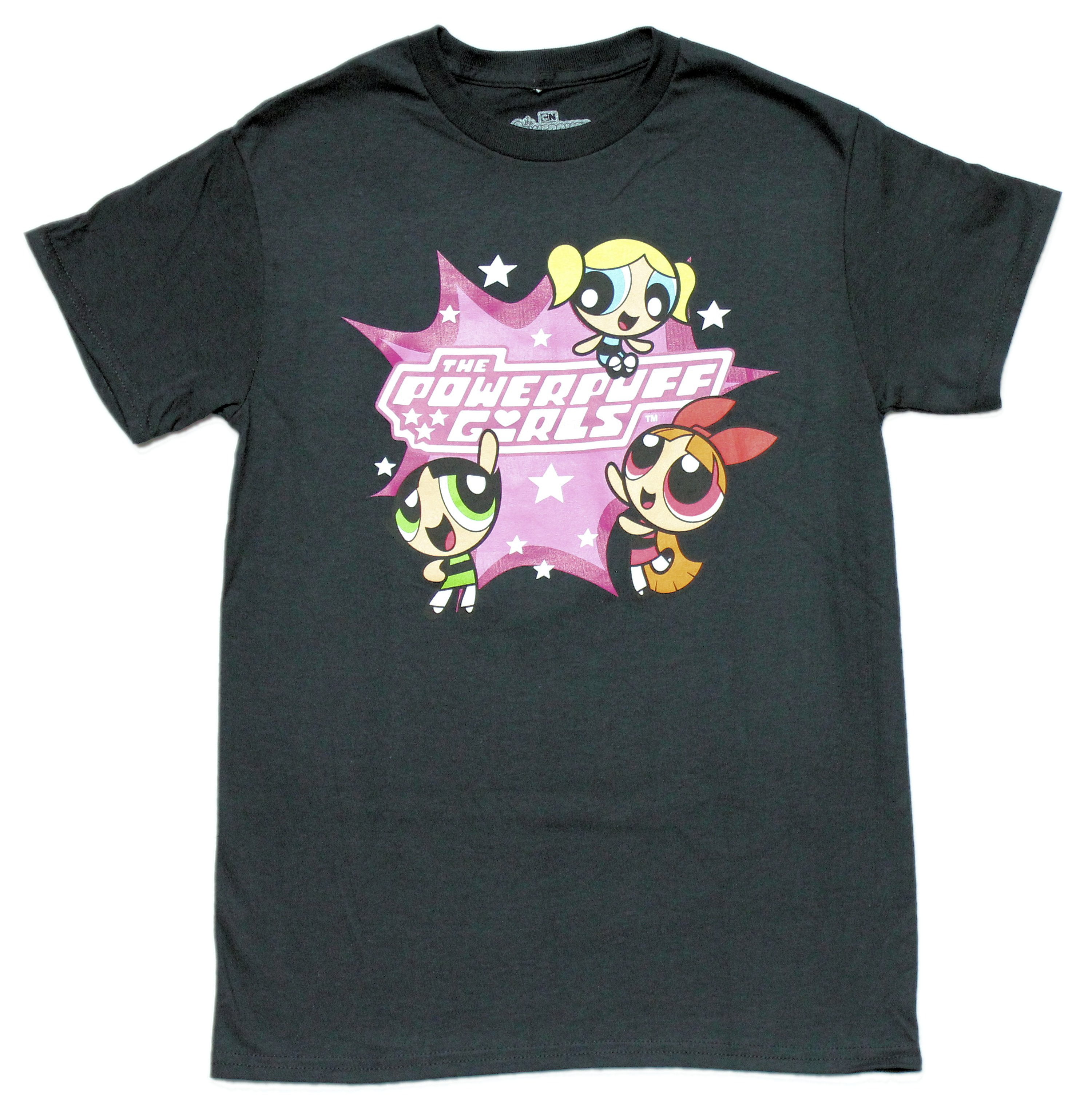 Powerpuff Girls Mens T-shirt - Buttercup Blossom Bubbles Starburst ...