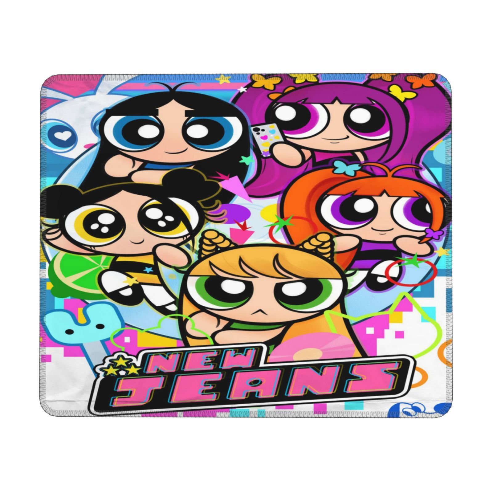 Powerpuff Girls Mouse Pad Office Gaming Anime Cartoon Mousepad 10 x 12 ...