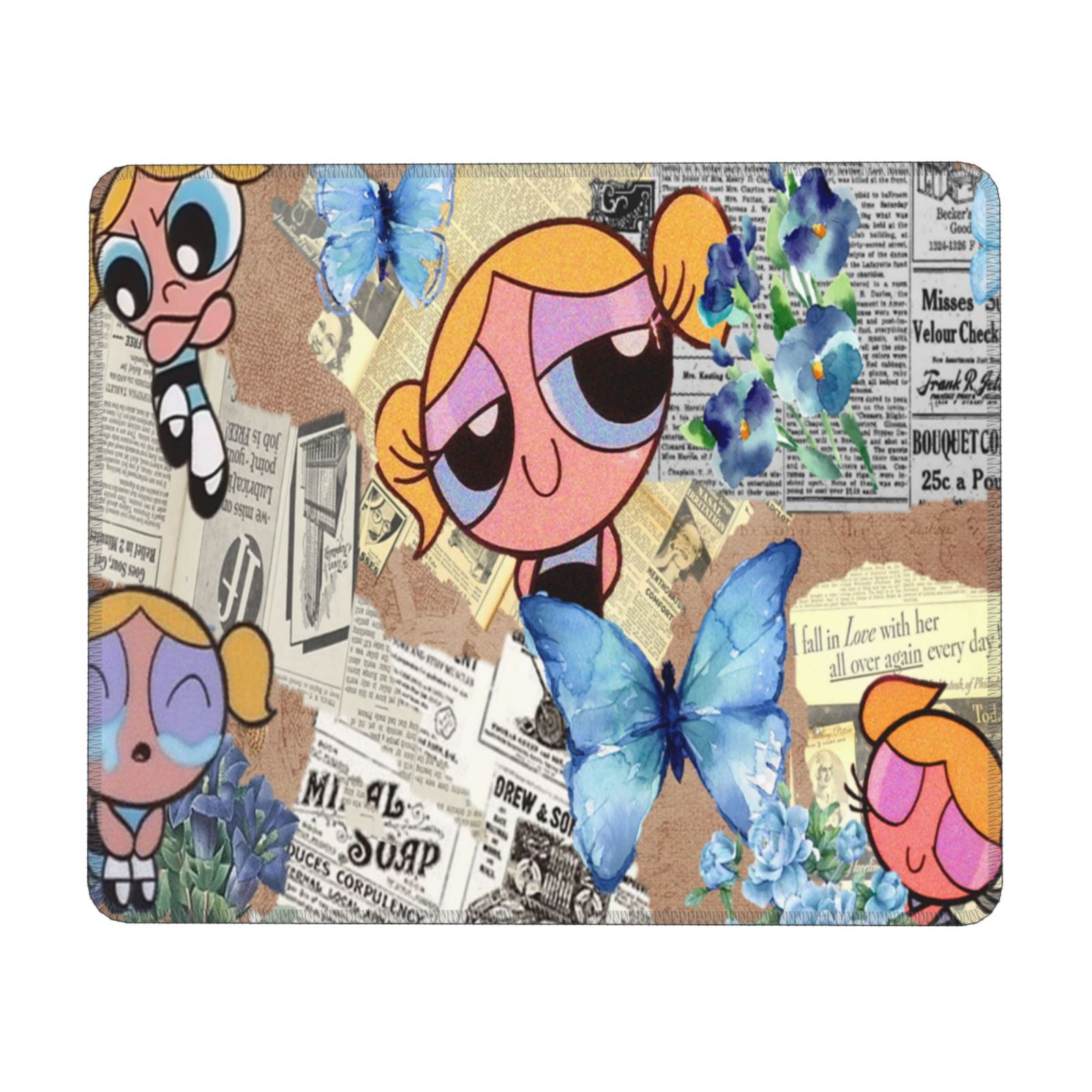 Powerpuff Girls Mouse Pad Office Gaming Anime Cartoon Mousepad 10 x 12 ...