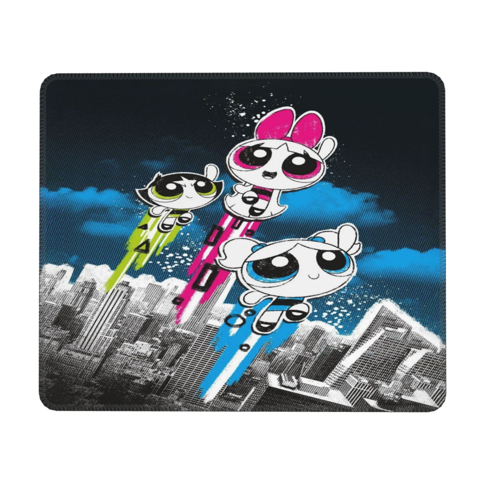 Powerpuff Girls Mouse Pad Office Gaming Anime Cartoon Mousepad 7.9 x 9. ...