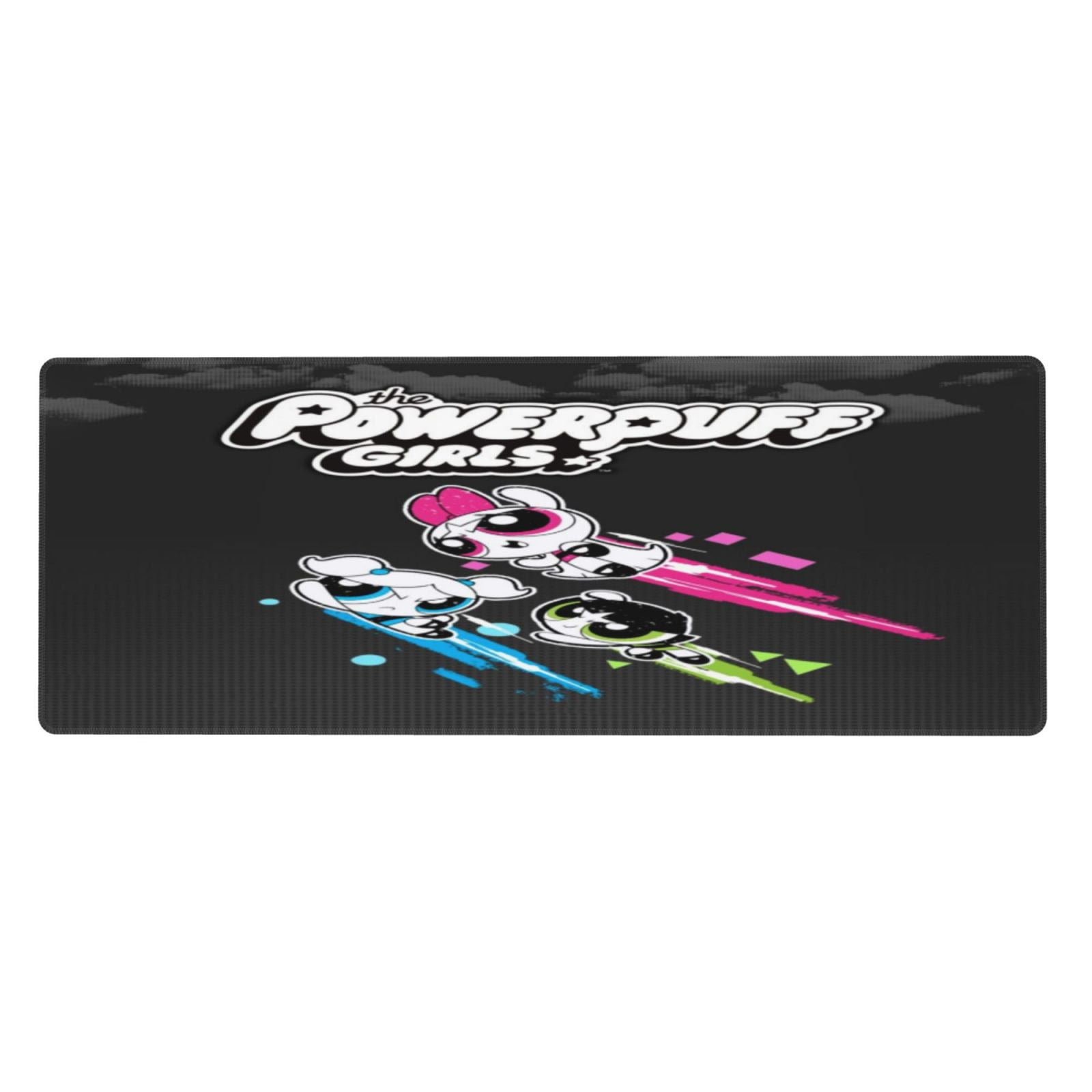 Powerpuff Girls Mouse Pad with Stitched Edge Desk Mat Keyboard Pad for ...