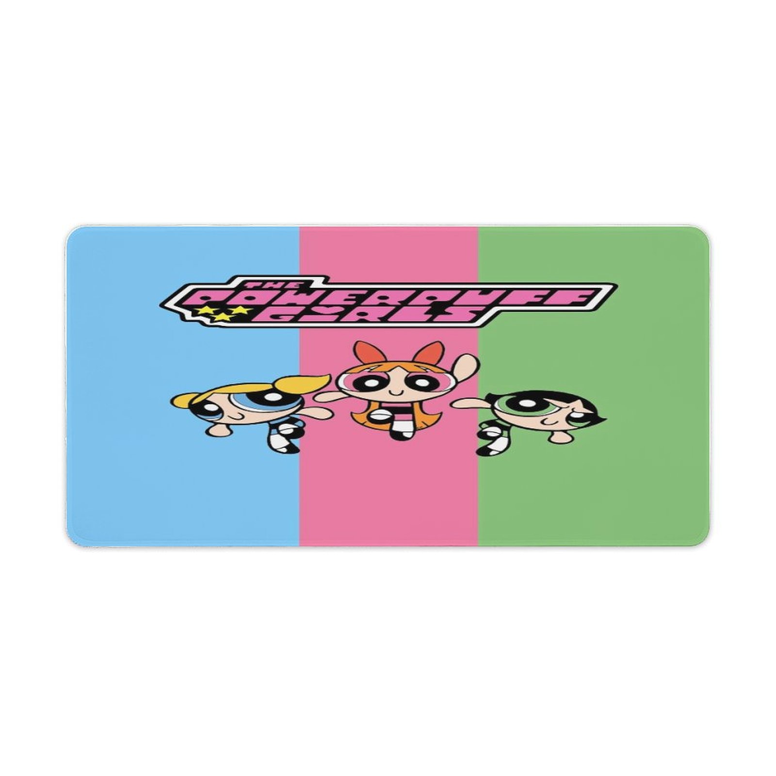 Powerpuff Girls Mouse Pad with Stitched Edge Desk Mat Keyboard Pad for ...