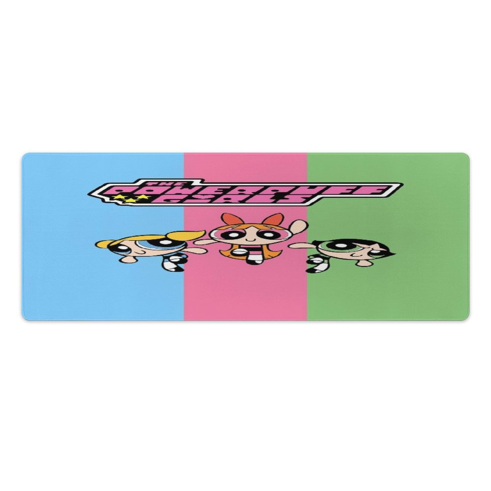 Powerpuff Girls Mouse Pad with Stitched Edge Desk Mat Keyboard Pad for ...