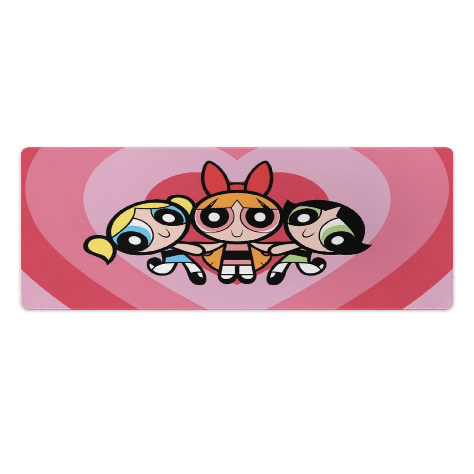 Powerpuff Girls Mouse Pad with Stitched Edge Desk Mat Keyboard Pad for ...