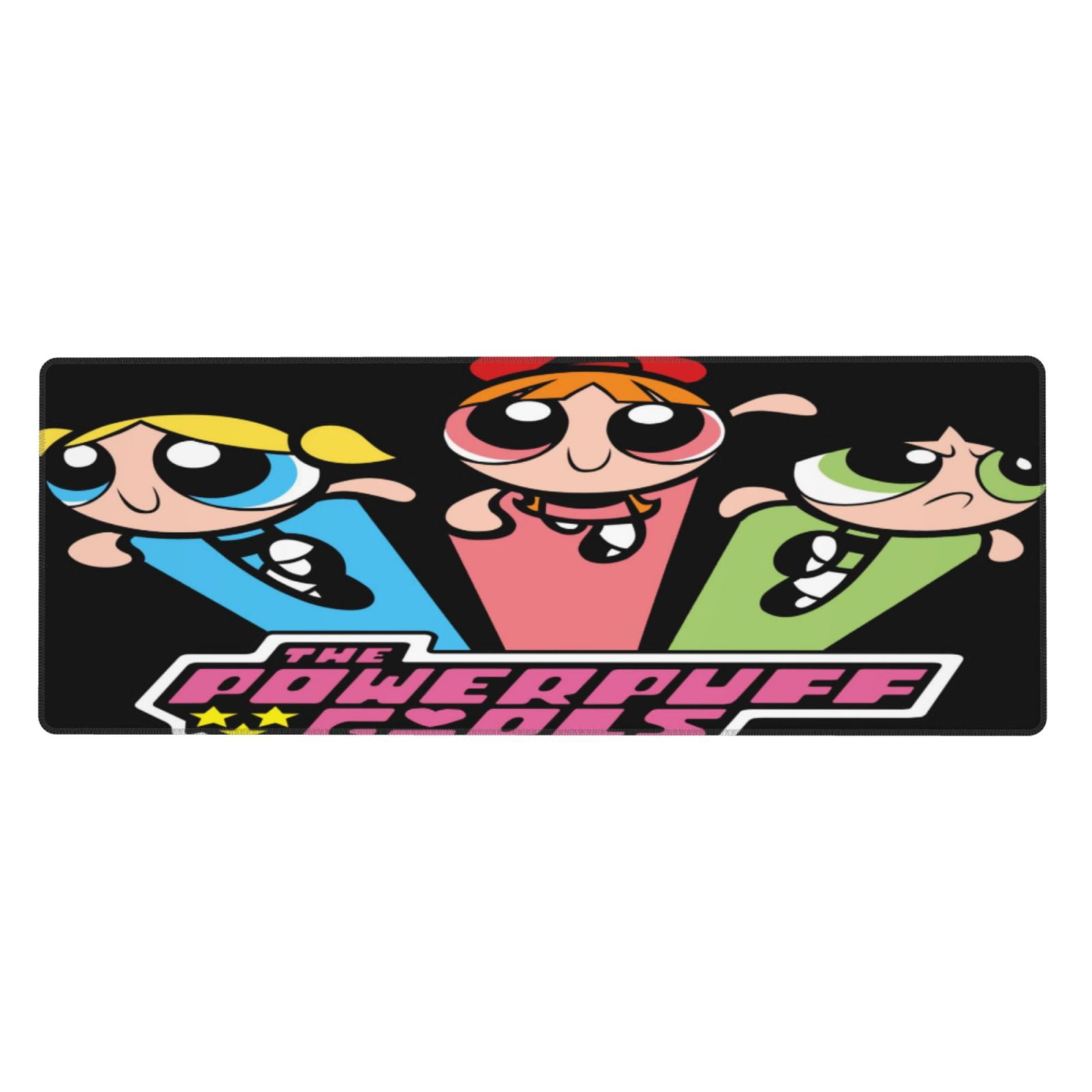 Powerpuff Girls Mouse Pad with Stitched Edge Desk Mat Keyboard Pad for ...