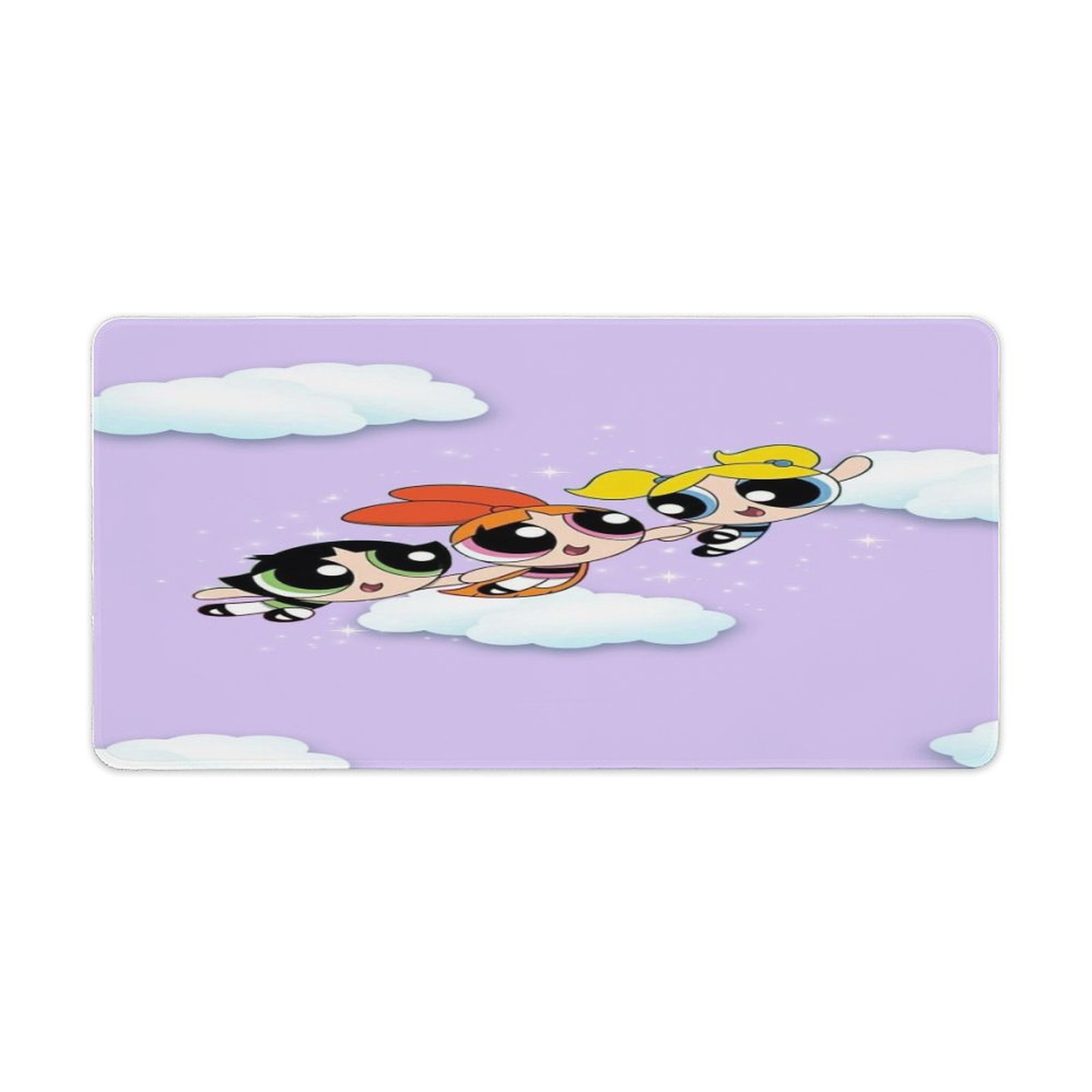 Powerpuff Girls Mouse Pad with Stitched Edge Desk Mat Keyboard Pad for ...