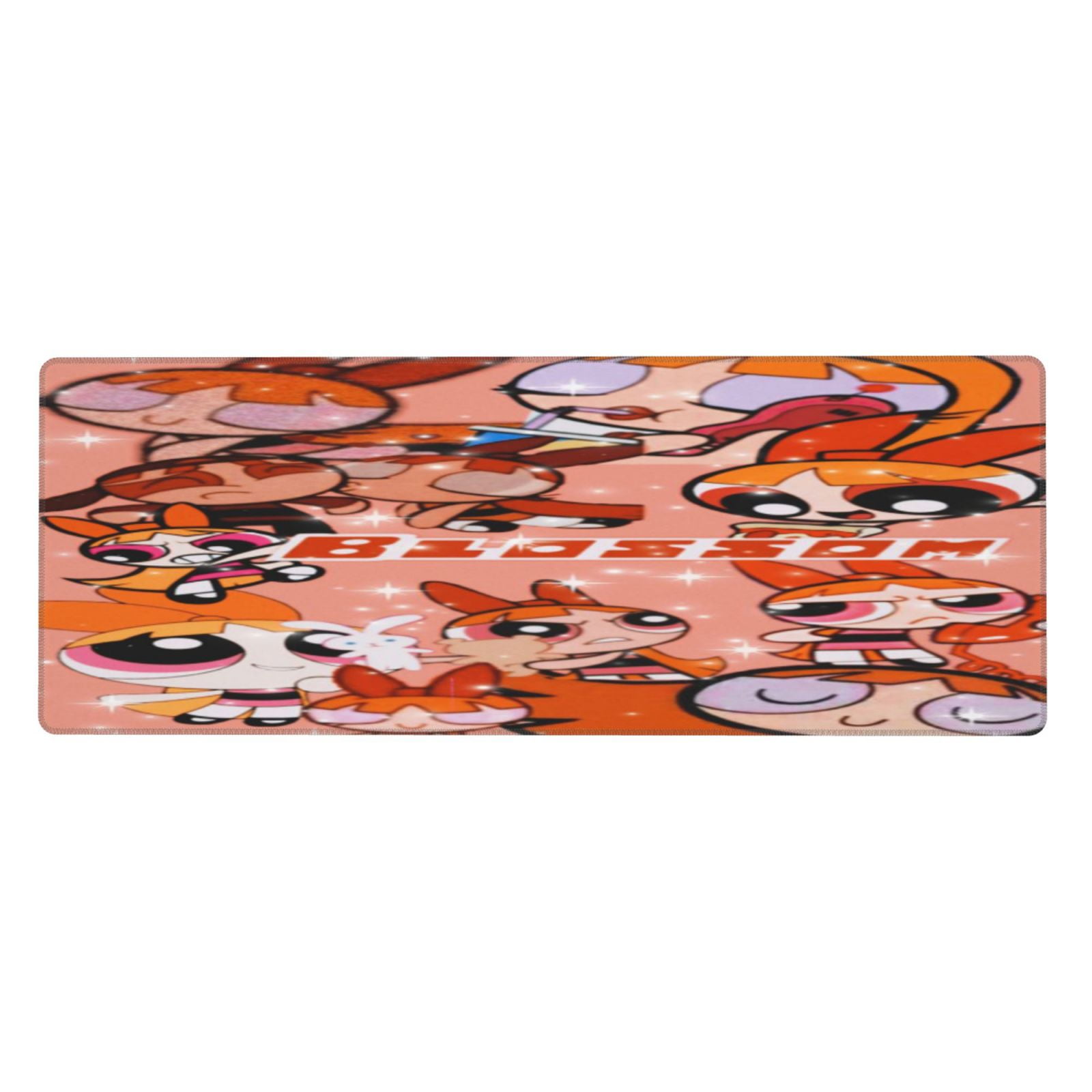Powerpuff Girls Mouse Pad with Stitched Edge Desk Mat Keyboard Pad for ...