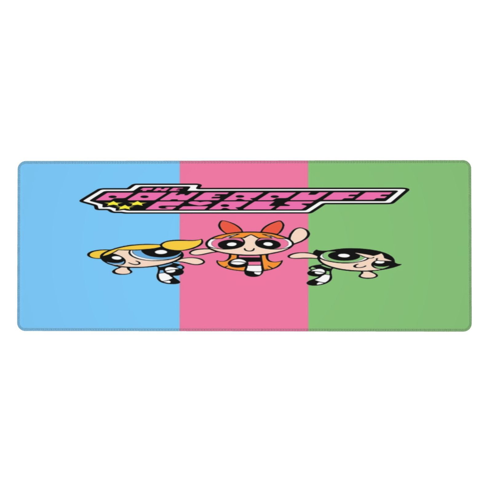 Powerpuff Girls Mouse Pad with Stitched Edge Desk Mat Keyboard Pad for ...