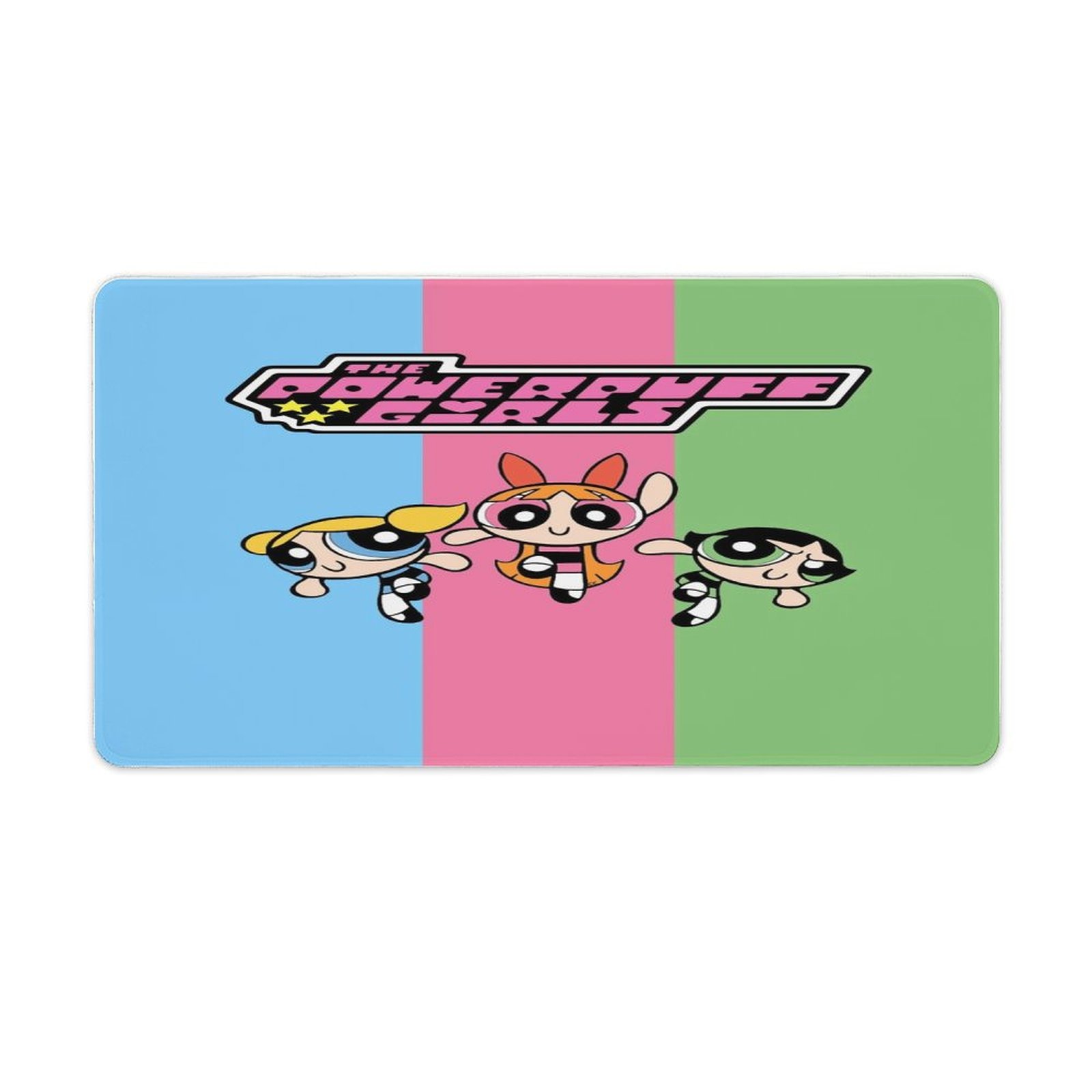 Powerpuff Girls Mouse Pad with Stitched Edge Desk Mat Keyboard Pad for ...