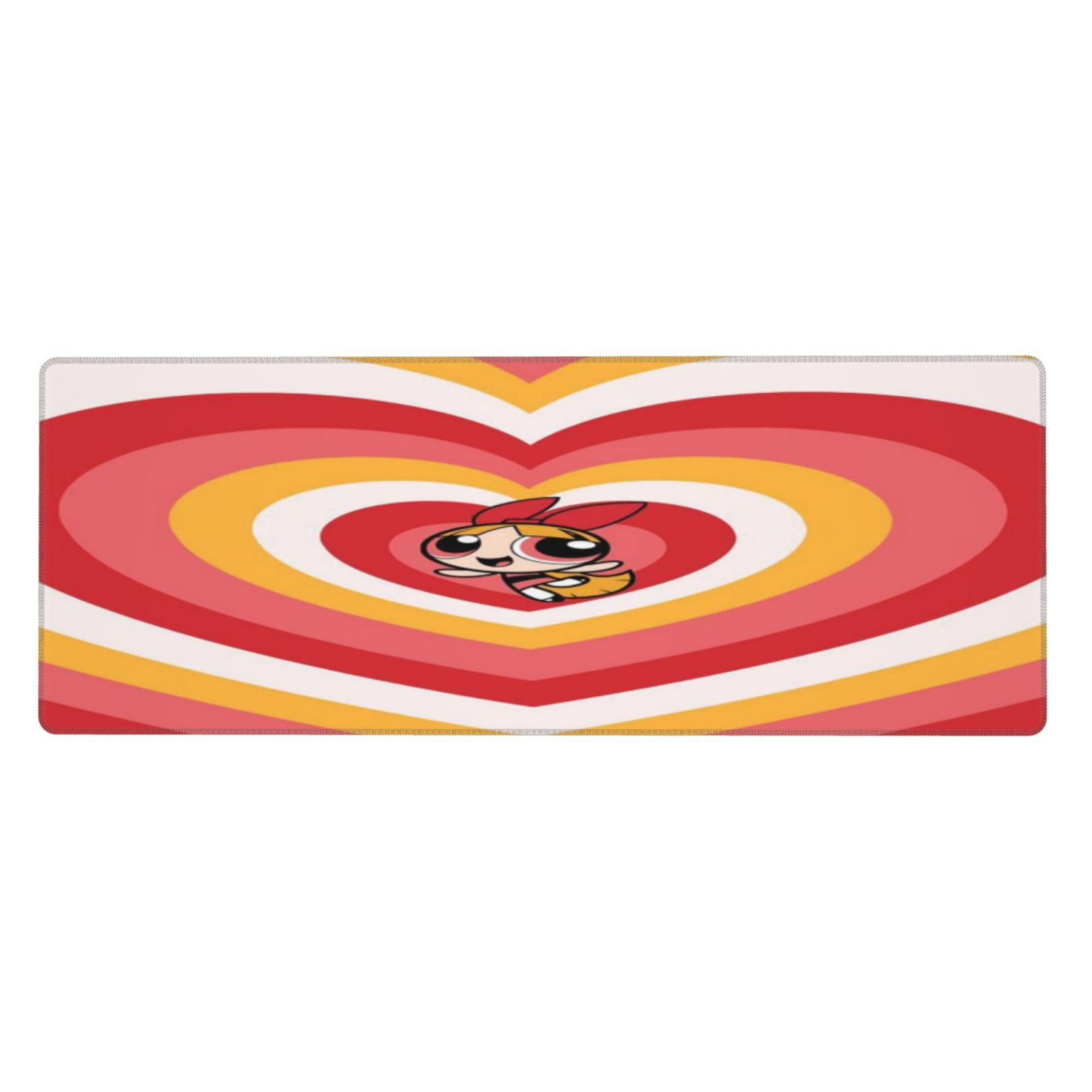 Powerpuff Girls Mouse Pad with Stitched Edge Desk Mat Keyboard Pad for ...