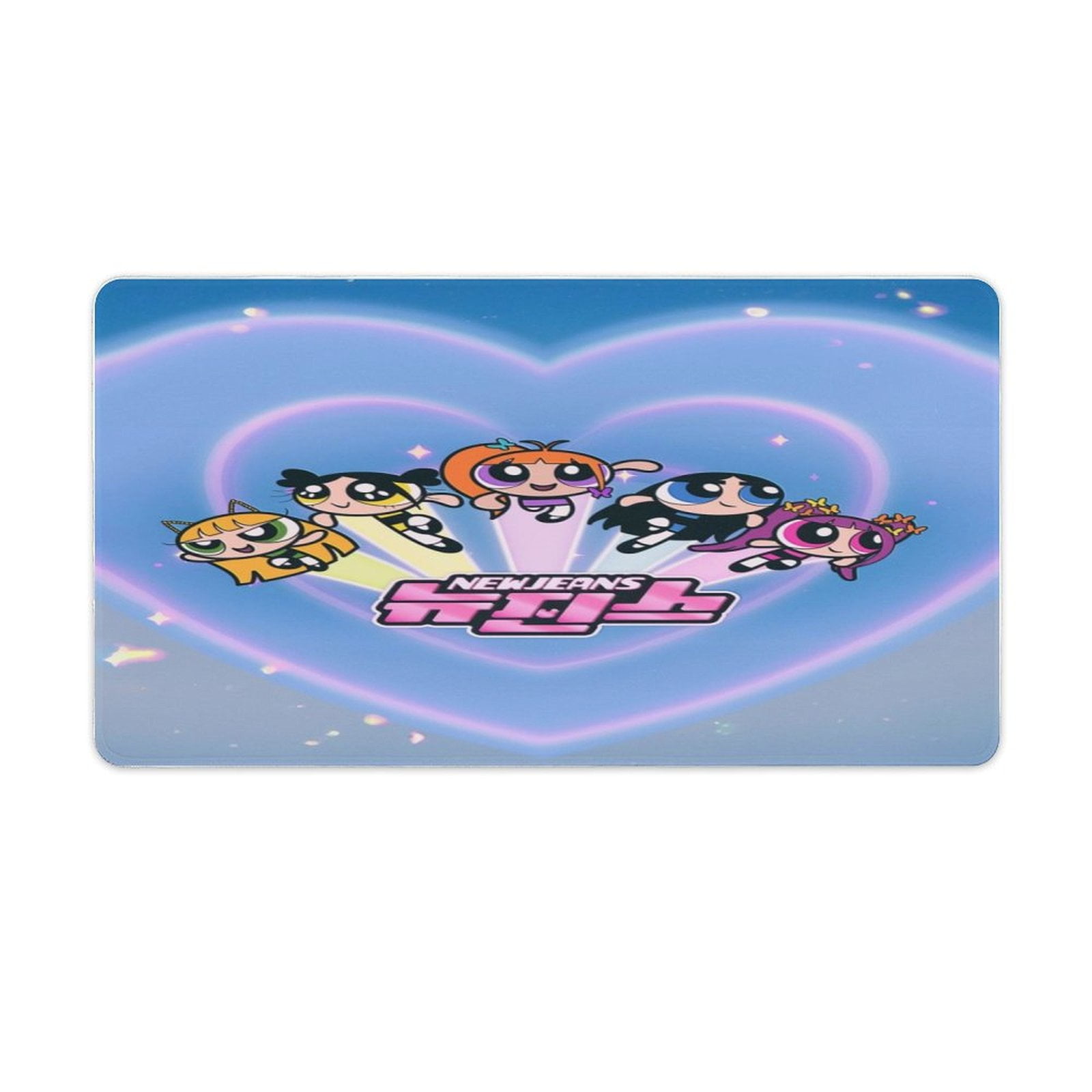 Powerpuff Girls Mouse Pad with Stitched Edge Desk Mat Keyboard Pad for ...