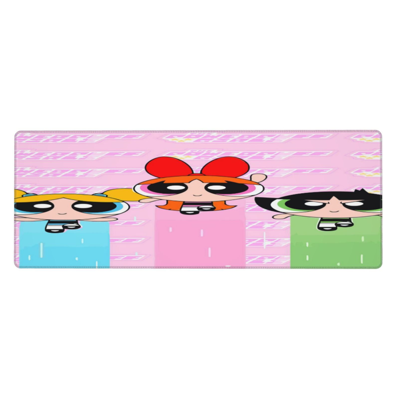 Powerpuff Girls Mouse Pad with Stitched Edge Desk Mat Keyboard Pad for ... Powerpuff Girls Mouse Pad with Stitched Edge Desk Mat Keyboard Pad for ...