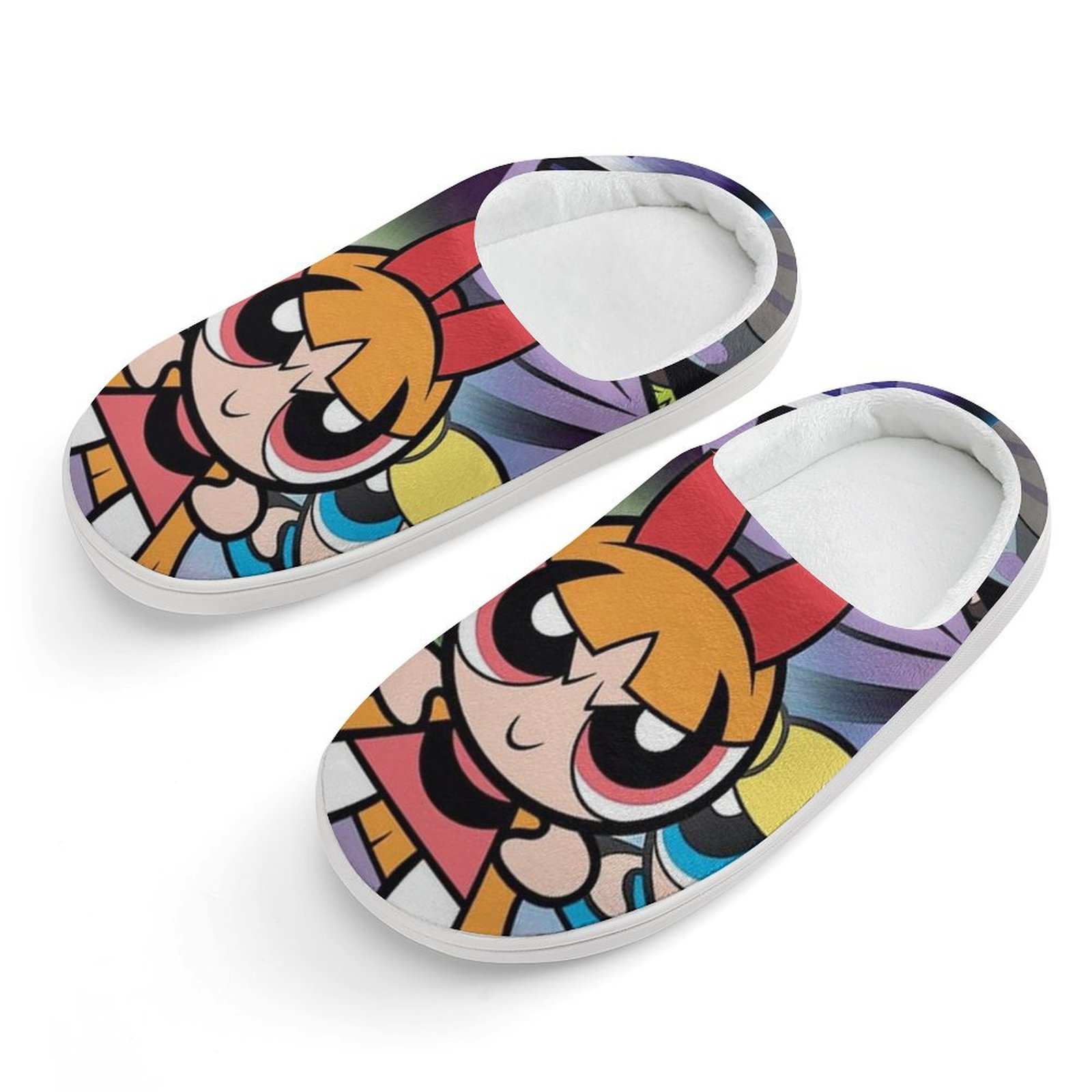 The Powerpuff Girls Movie Winter Plush Slippers for Boys Girls Soft ...
