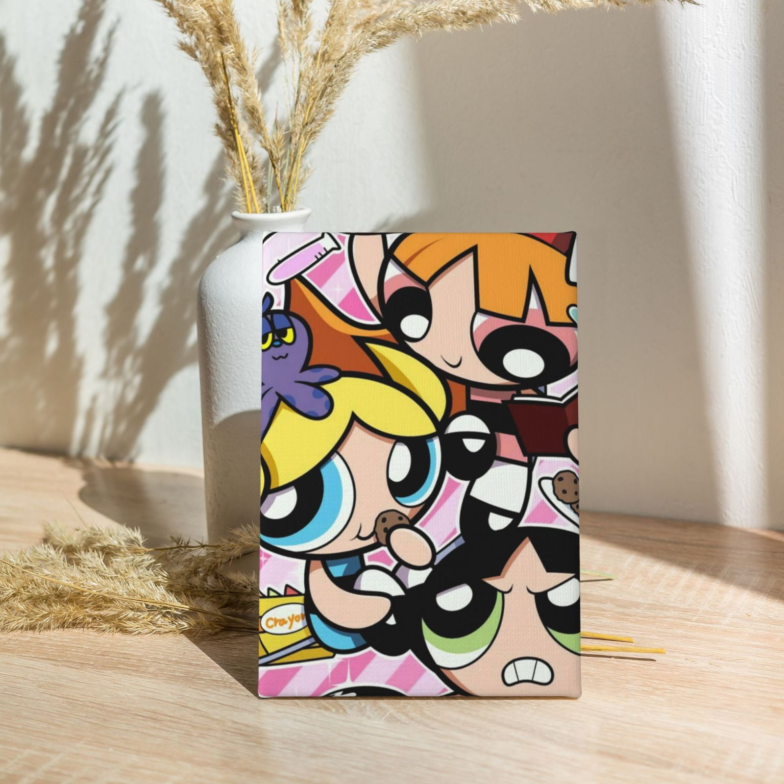 The Powerpuff Girls Poster Canvas Painting Living Room Home Decorative ...