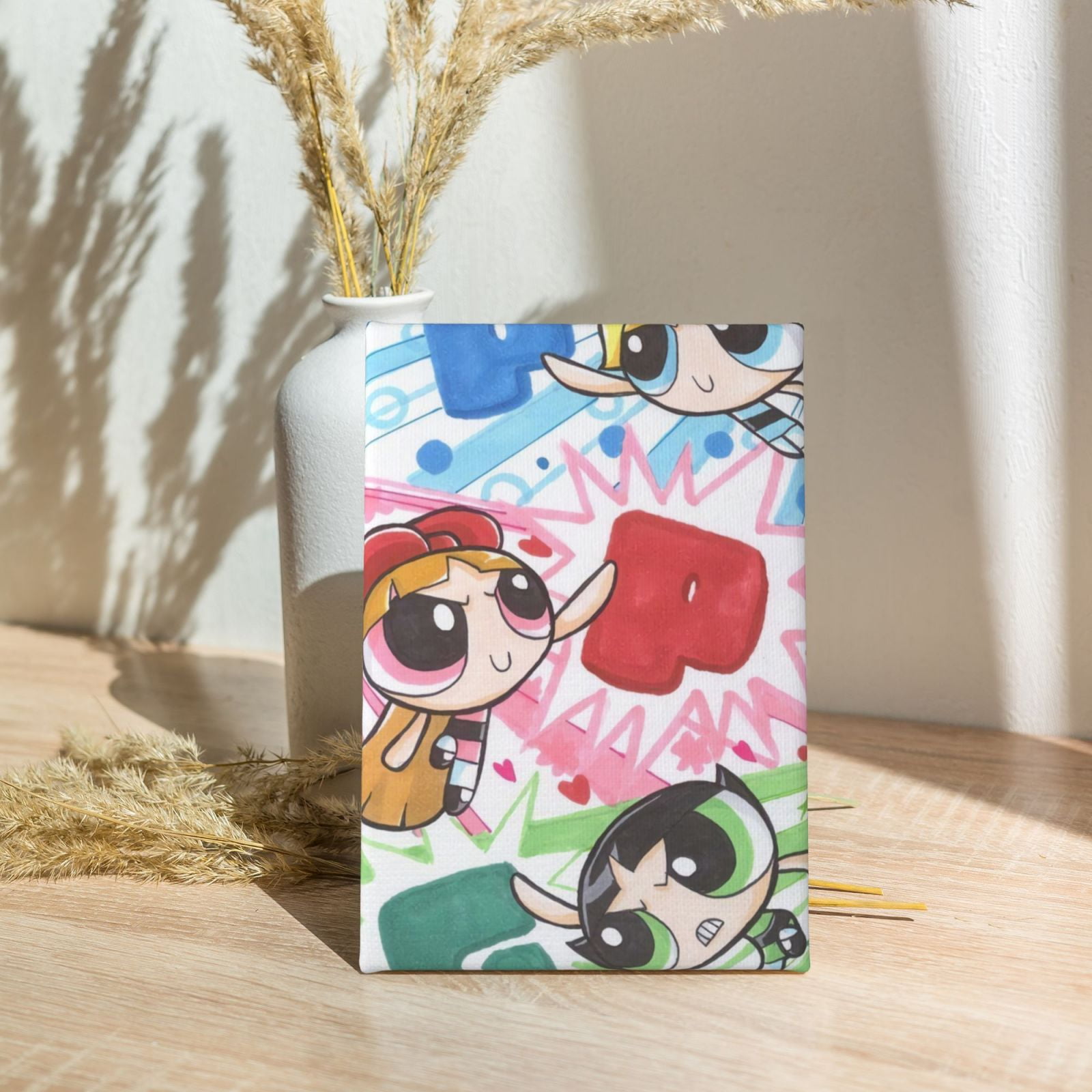 The Powerpuff Girls Poster Canvas Painting Living Room Home Decorative ...