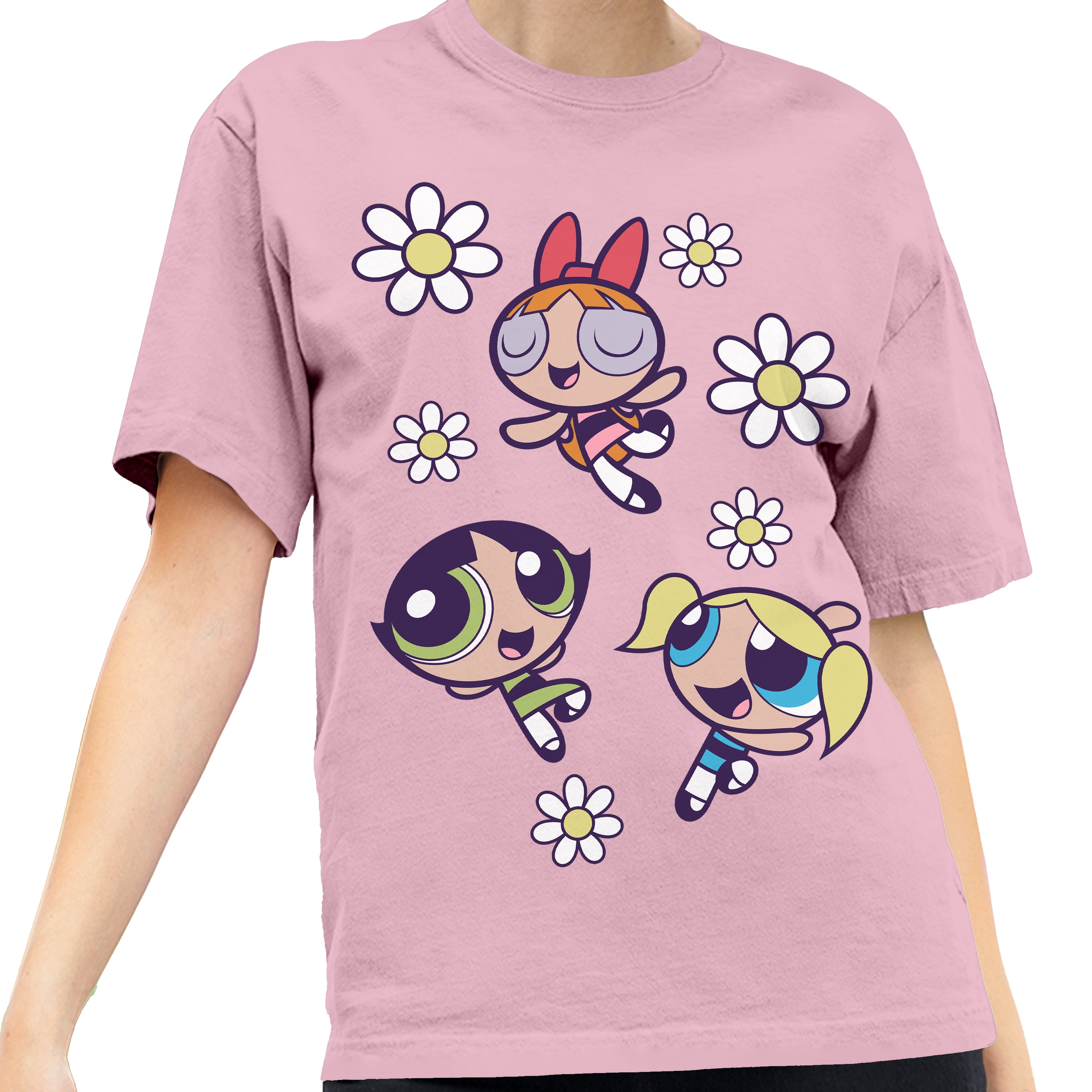 Powerpuff Girls Powerpuff Petals Mens and Womens Short Sleeve T-Shirt ...