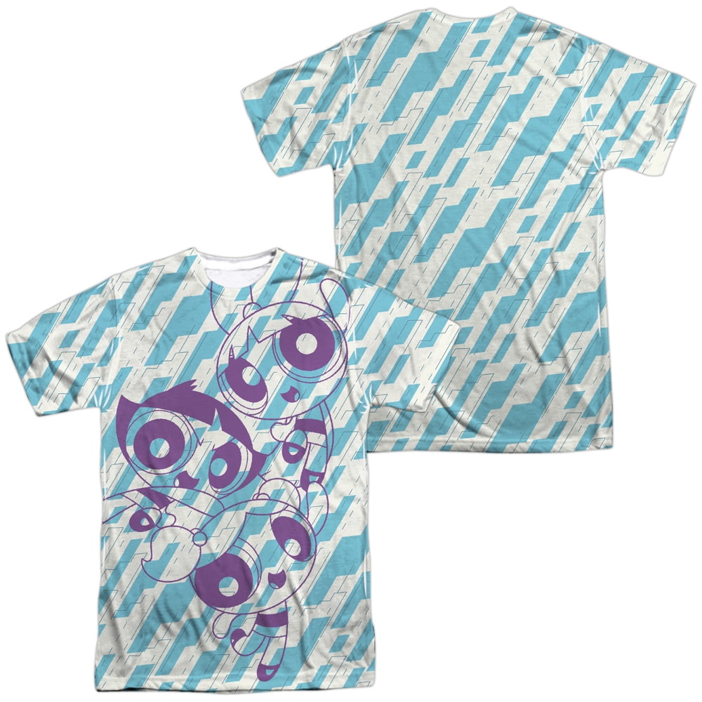 Powerpuff Girls Purple Pattern Unisex Adult Sublimated Costume T Shirt ...