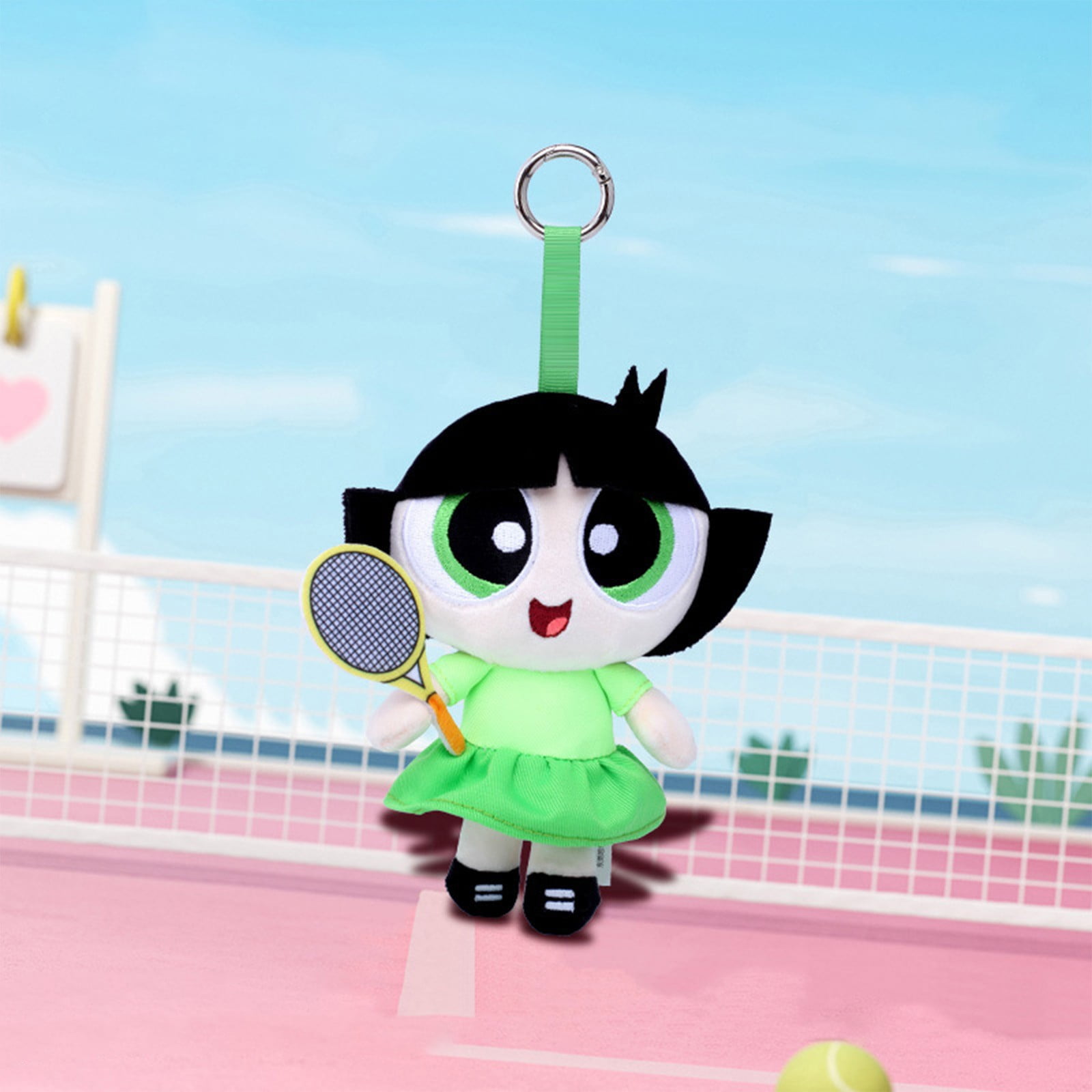 The Powerpuff Girls Raincoat Series Plushies Keychain, 6" Stuffed ...