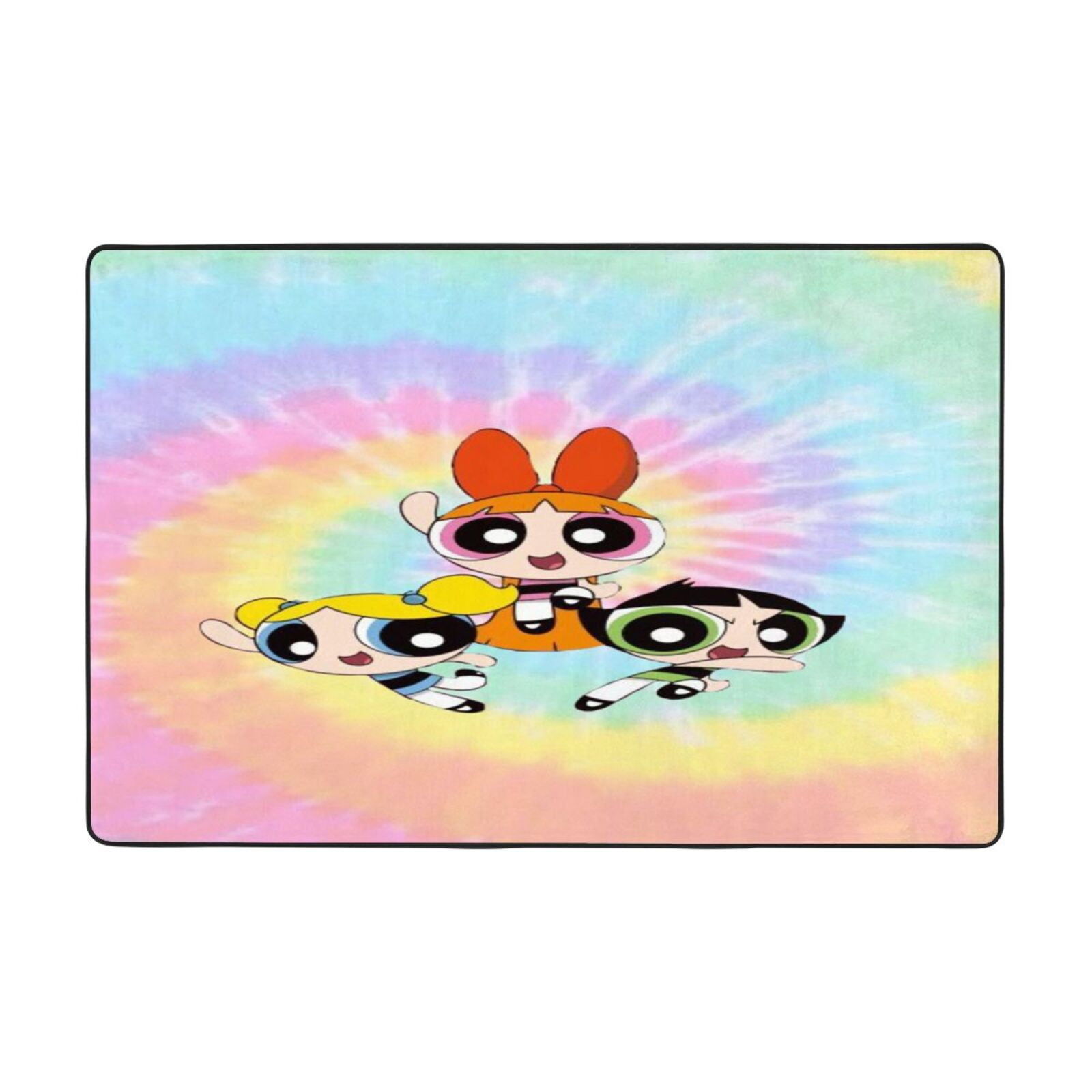 Powerpuff Girls Rug Cartoon Character Carpet For Bedroom Livingroom ...