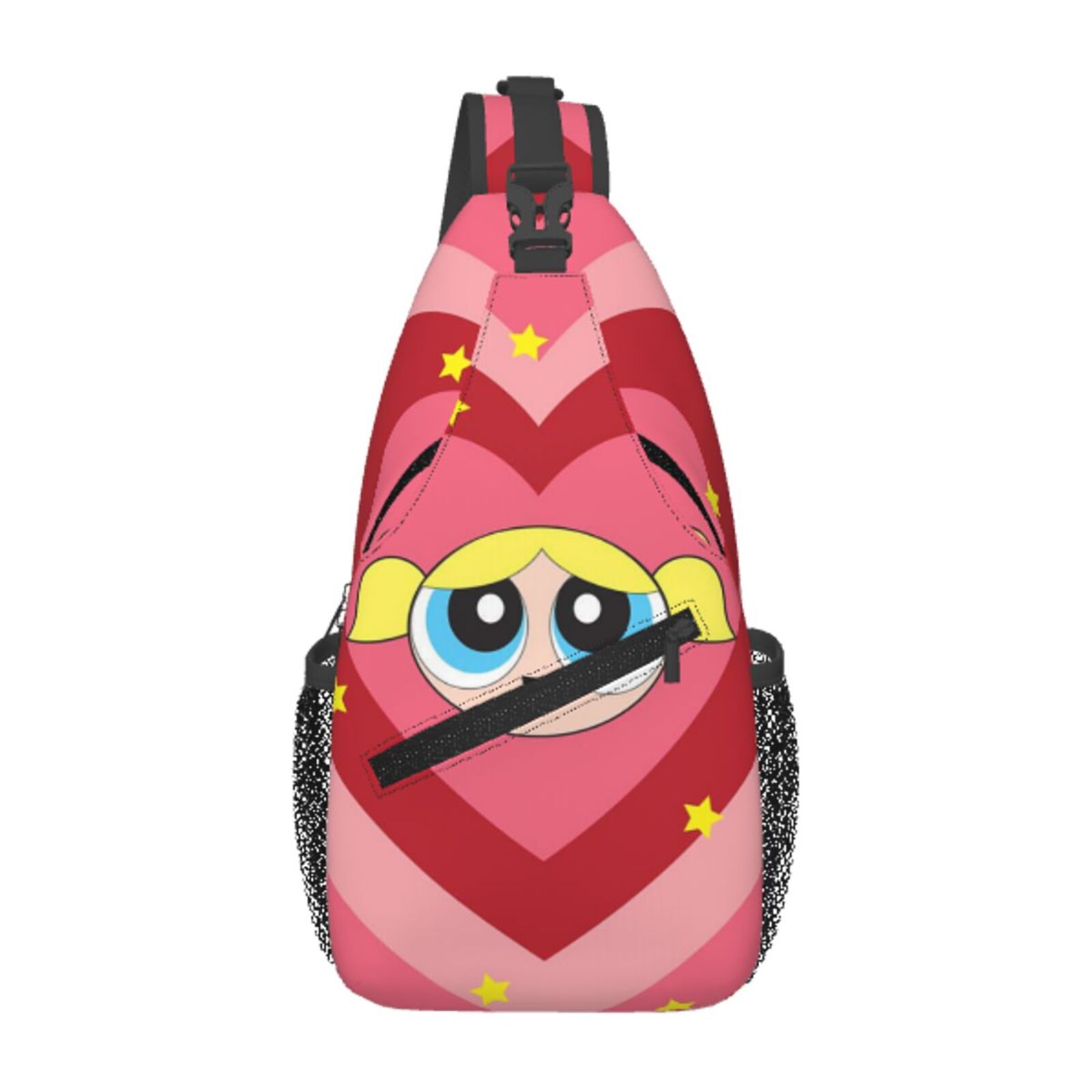 Powerpuff Girls Sling Bag Crossbody Shoulder Backpack Gym Sports Travel ...